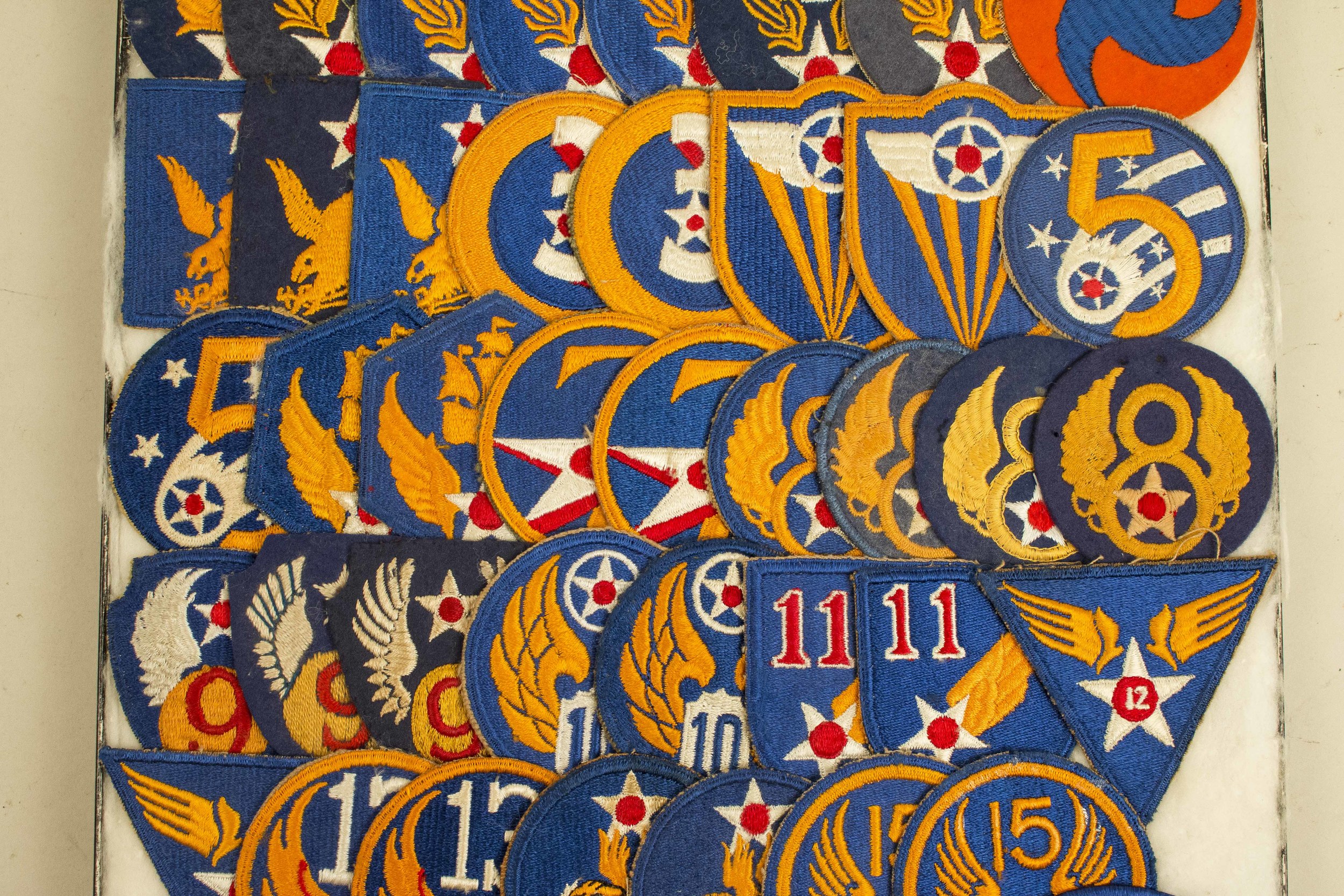 USAAC & USAF Patches, Badges, and Insignia in 5 Frames | Witherell's ...