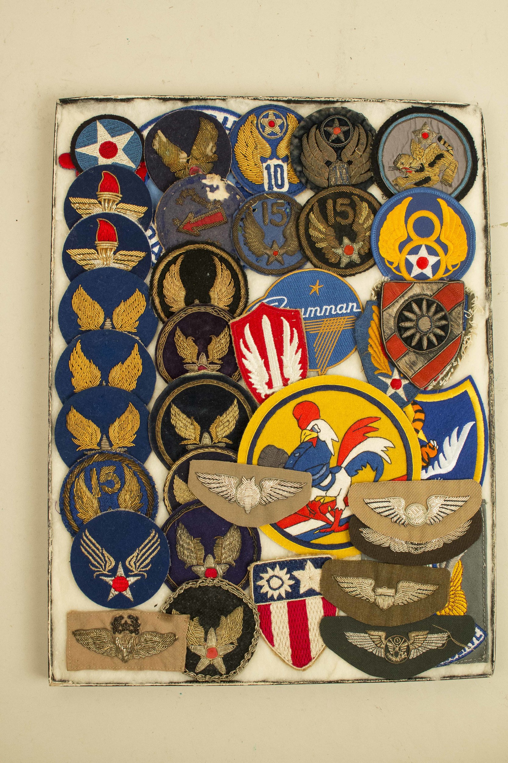 USAAC & USAF Patches, Badges, and Insignia in 5 Frames | Witherell's ...