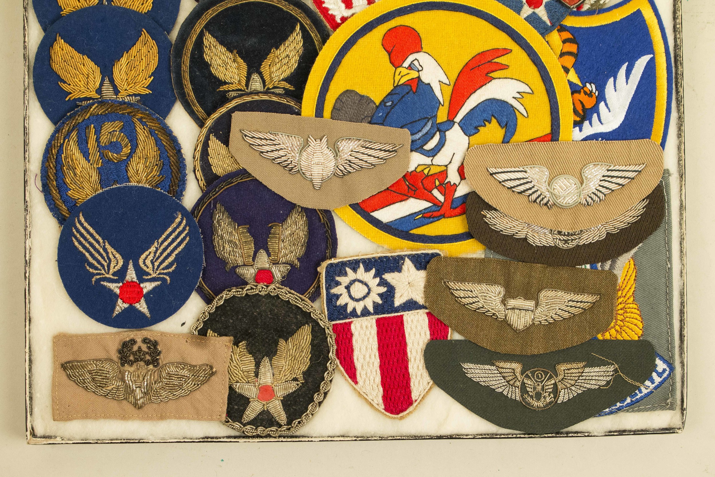 USAAC & USAF Patches, Badges, and Insignia in 5 Frames | Witherell's ...