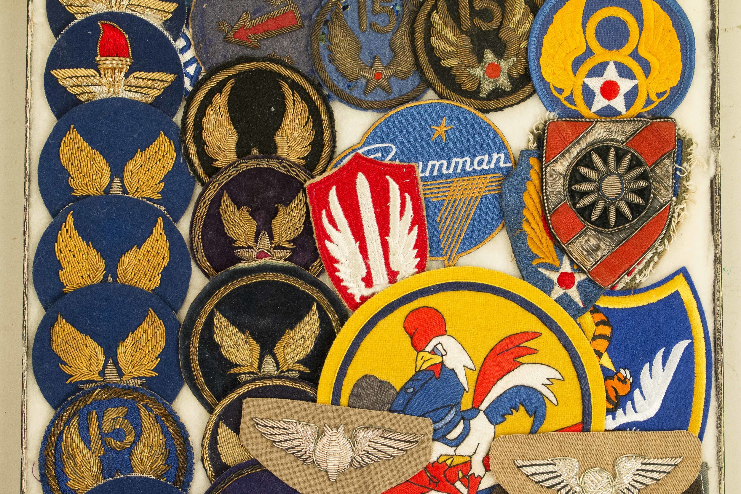 USAAC & USAF Patches, Badges, and Insignia in 5 Frames | Witherell's ...