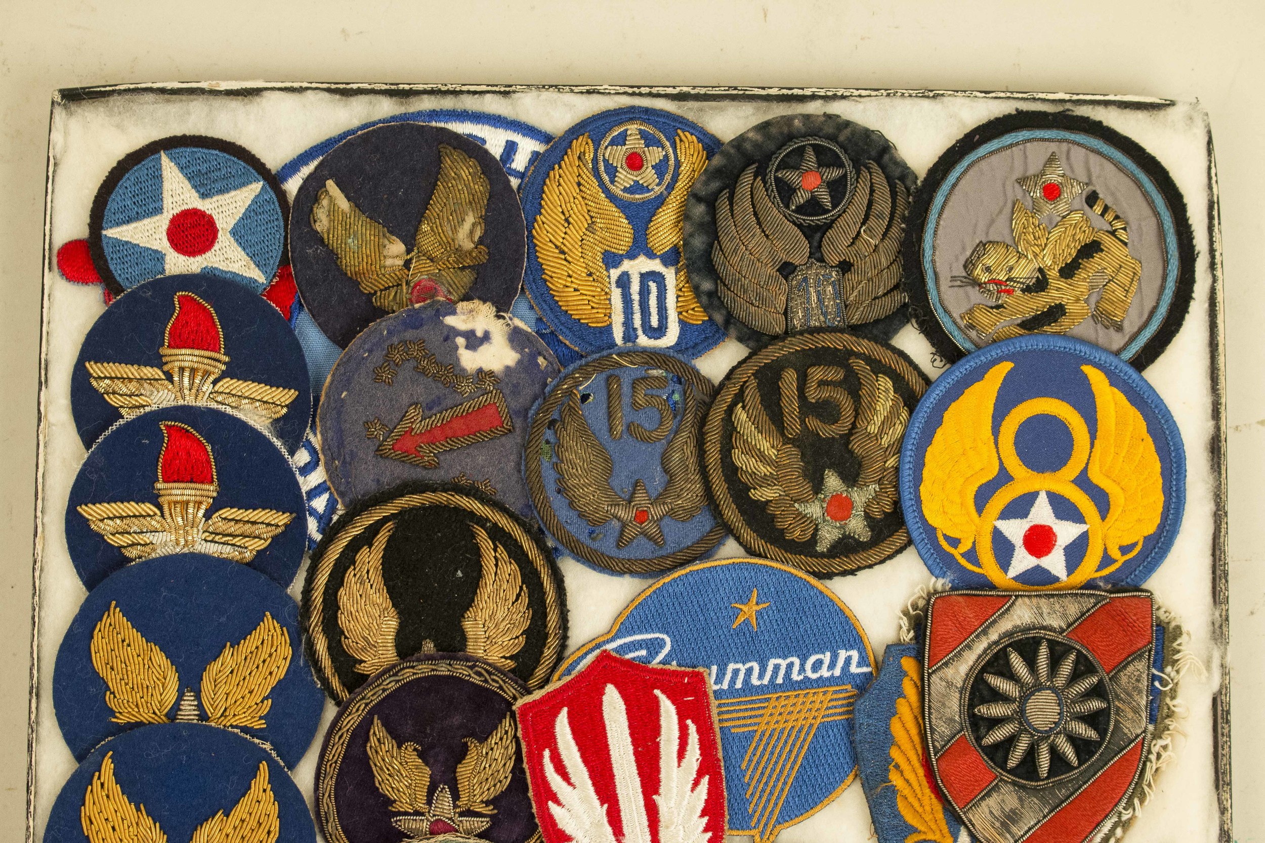 USAAC & USAF Patches, Badges, and Insignia in 5 Frames | Witherell's ...