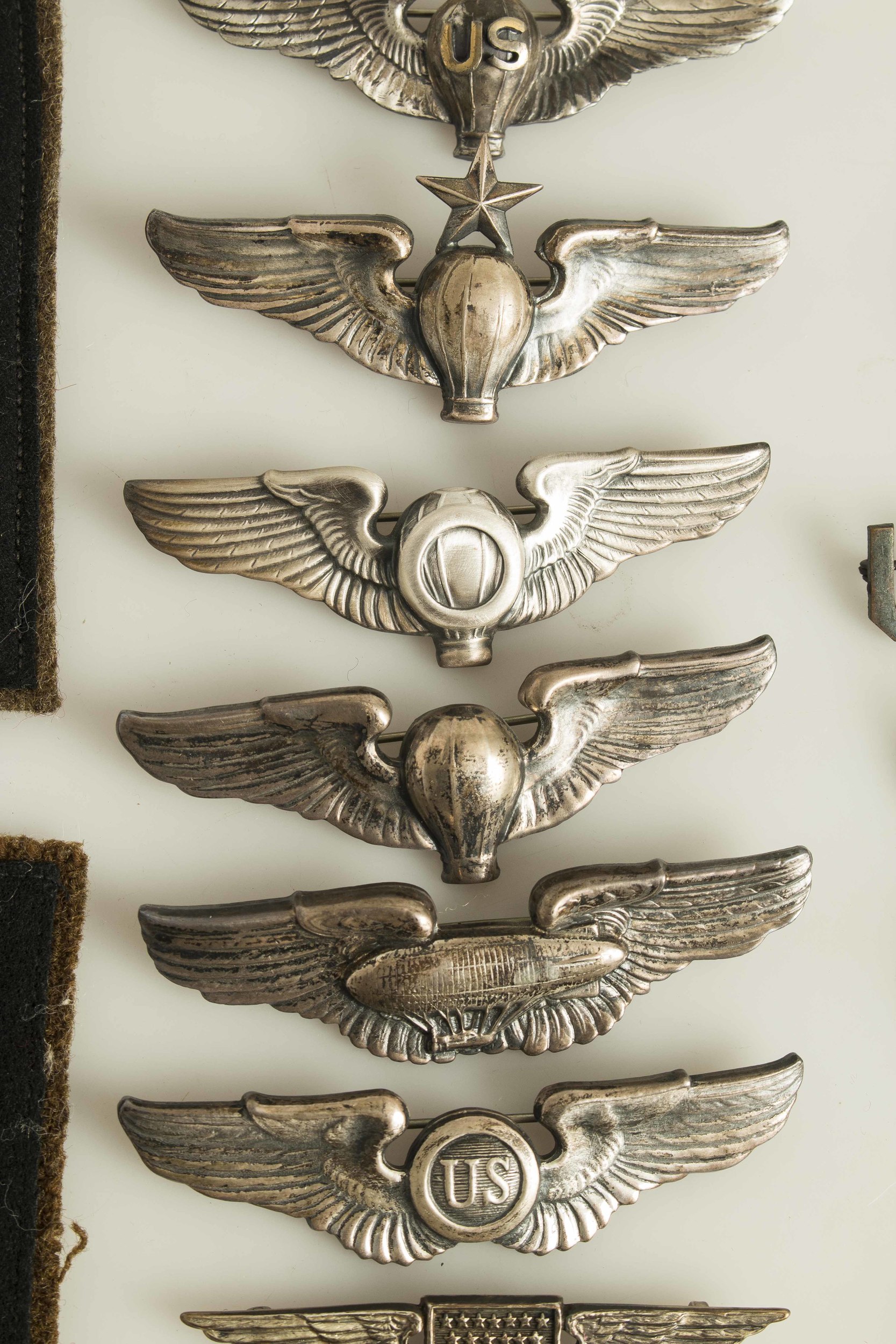 US WWI Insignia, along w/ Beautiful Modern Made Examples of WWI and ...