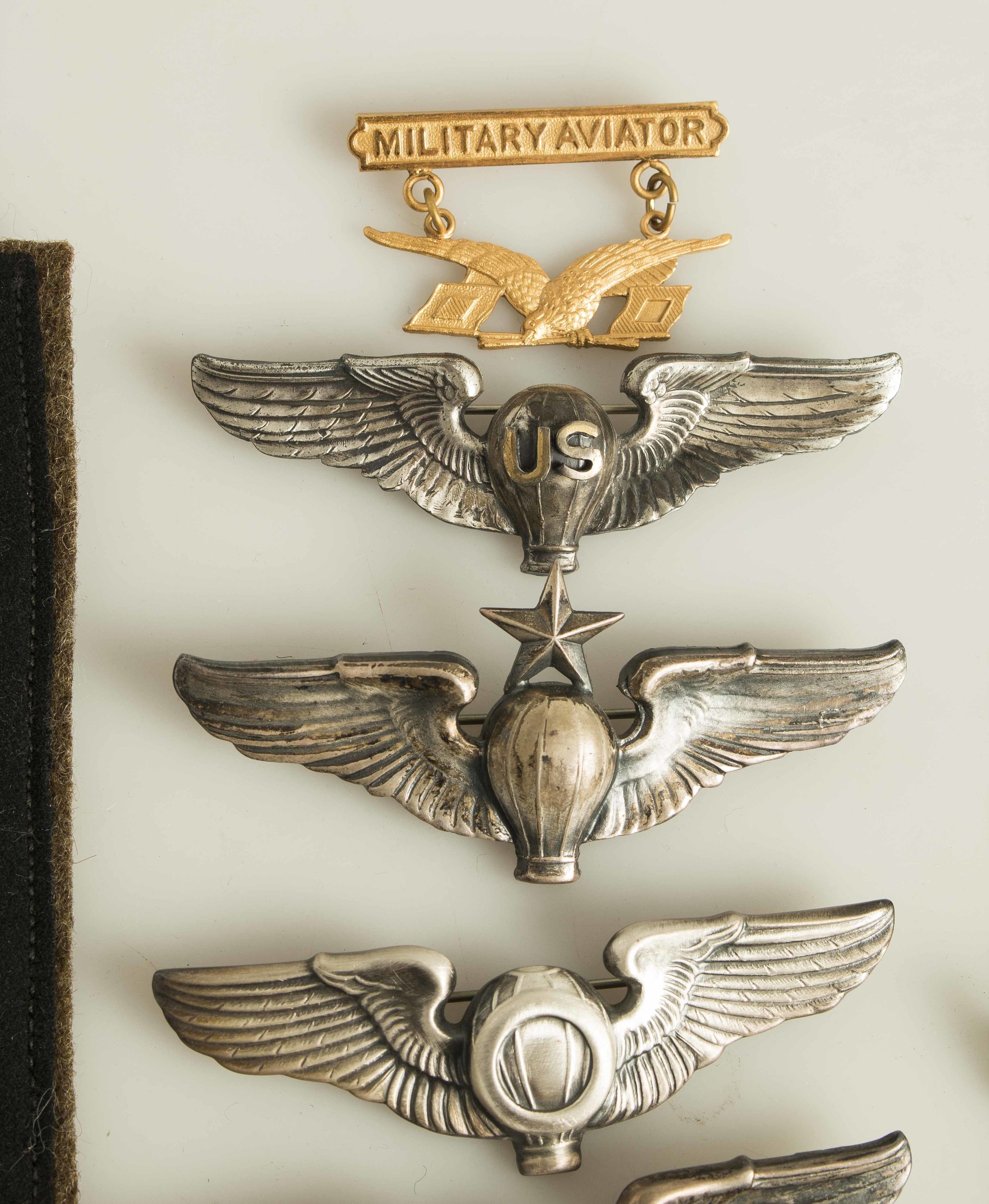 US WWI Insignia, along w/ Beautiful Modern Made Examples of WWI and ...