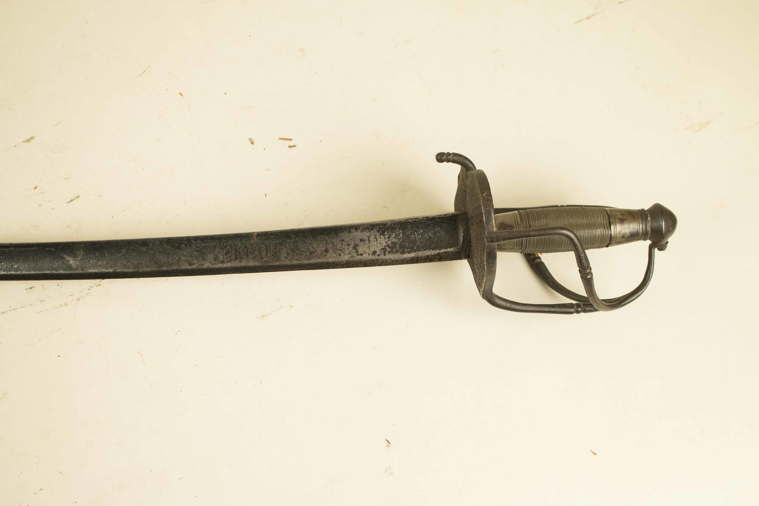 German Saber w/ "Walloon" style hilt, Massive Saber Blade w ...