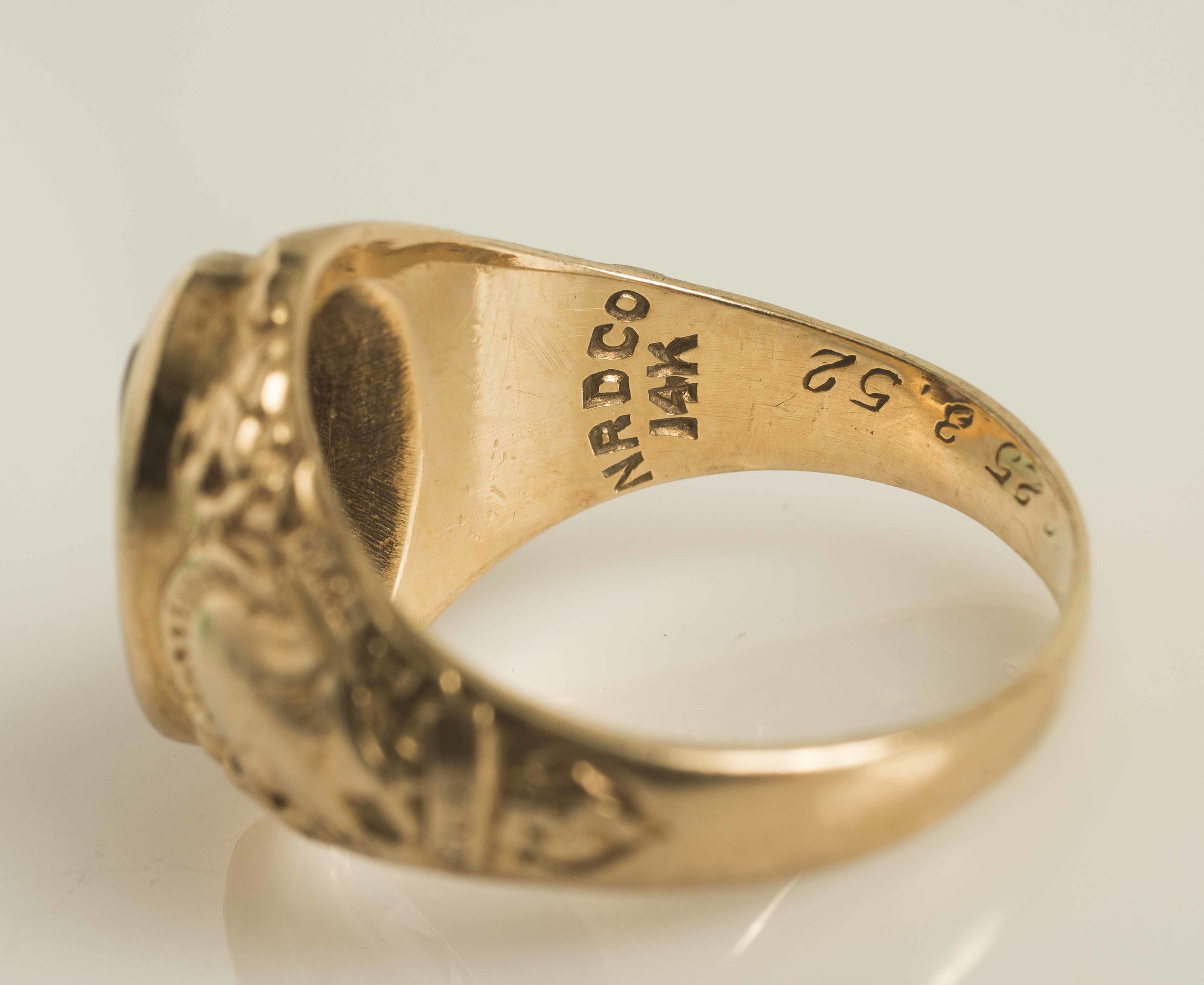 1952 Amethyst 14k Class Ring | Witherell's Auction House