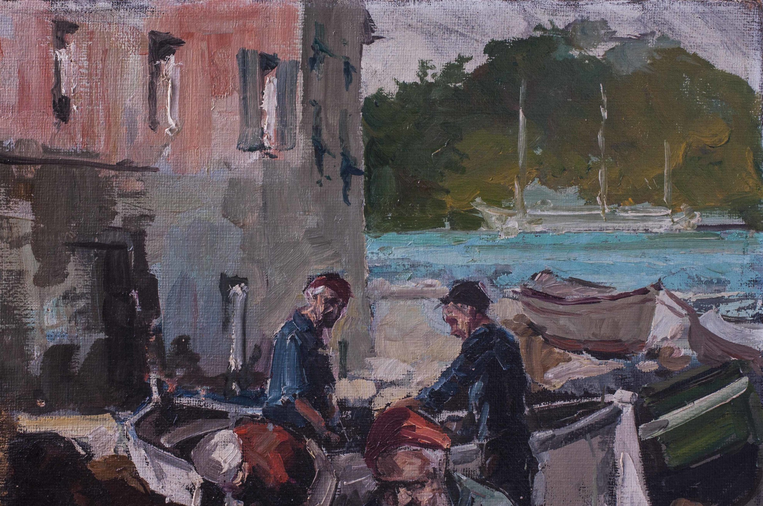 M. Bacci Painting, "Fisherman" | Witherell's Auction House