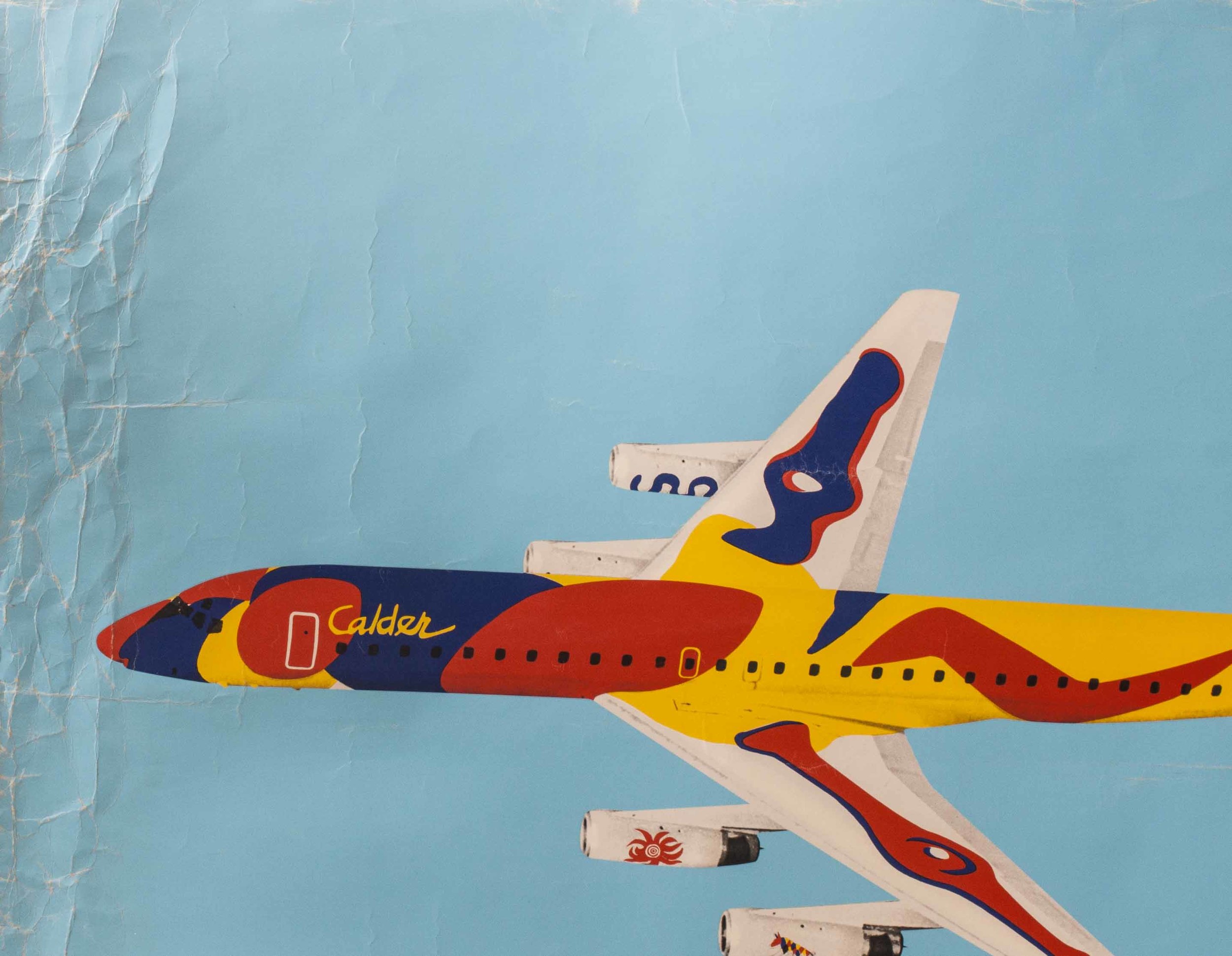 Large Calder Design Poster for Braniff | Witherell's Auction House