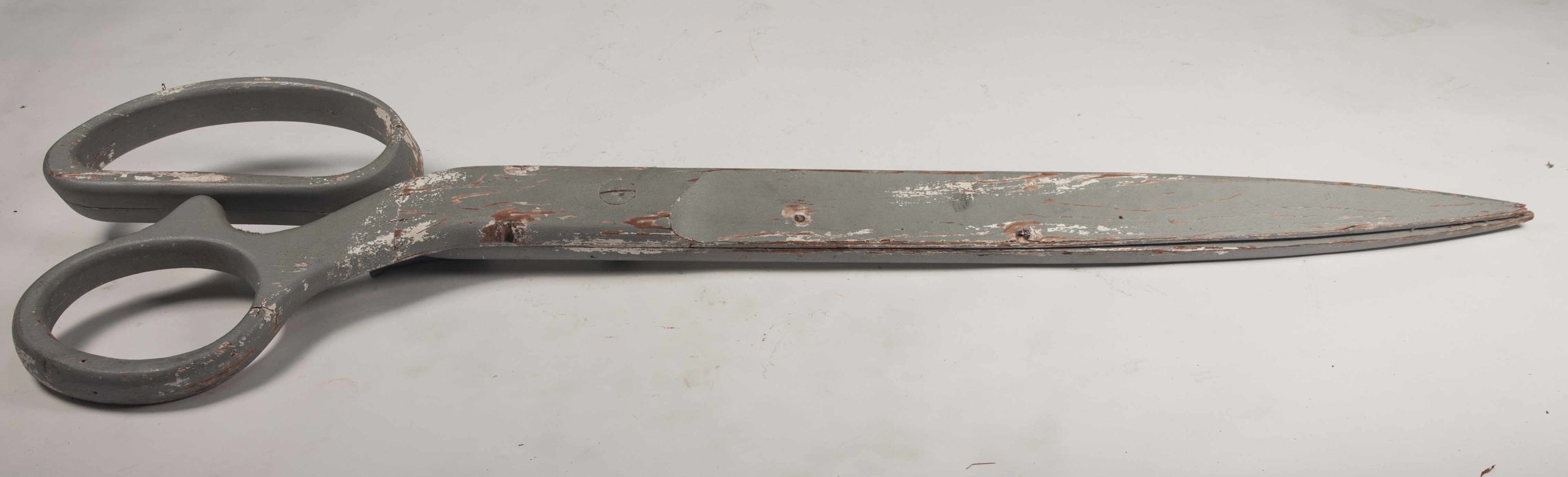 Large Carved Wood Scissors | Witherell's Auction House