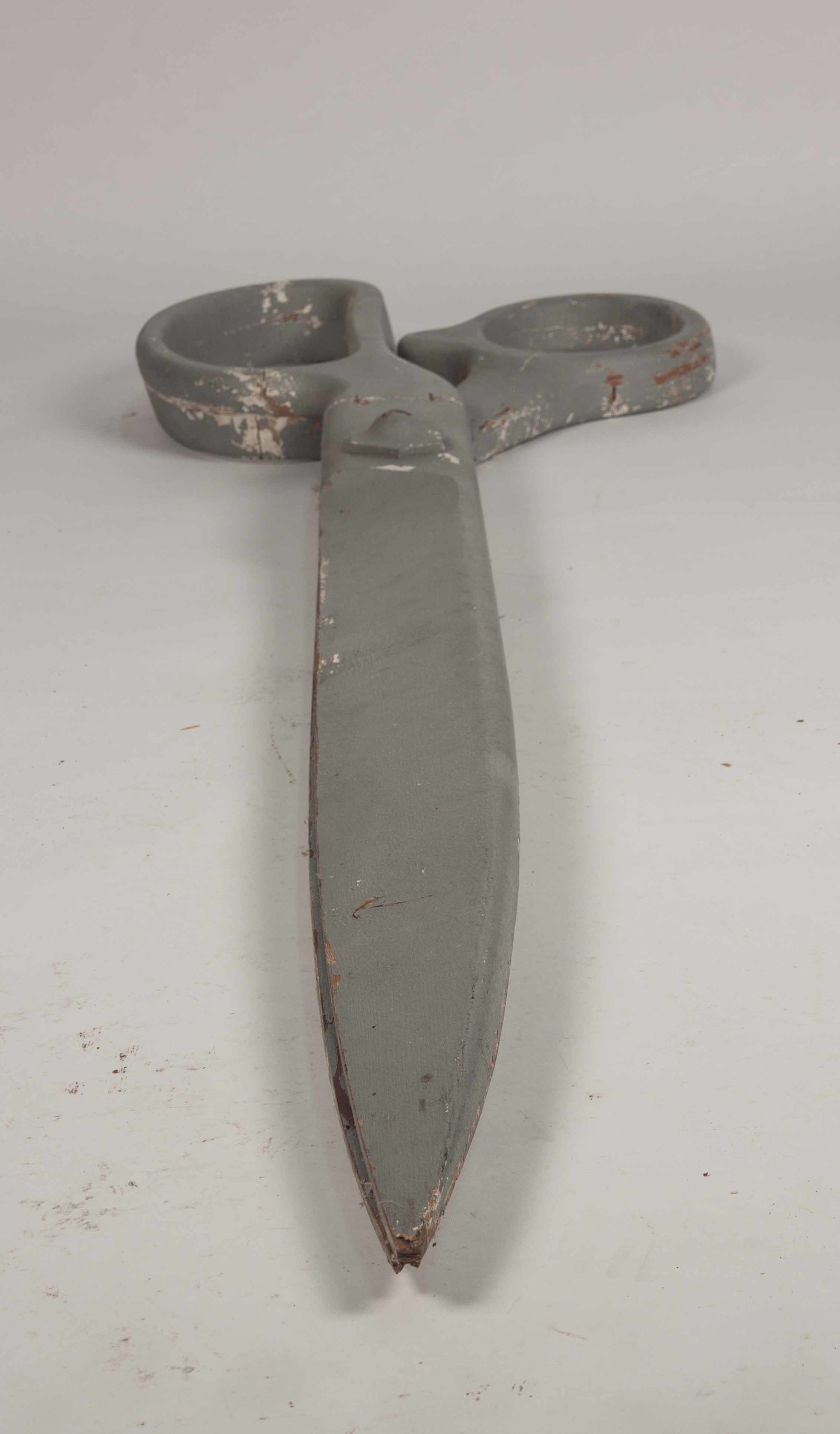 Large Carved Wood Scissors | Witherell's Auction House