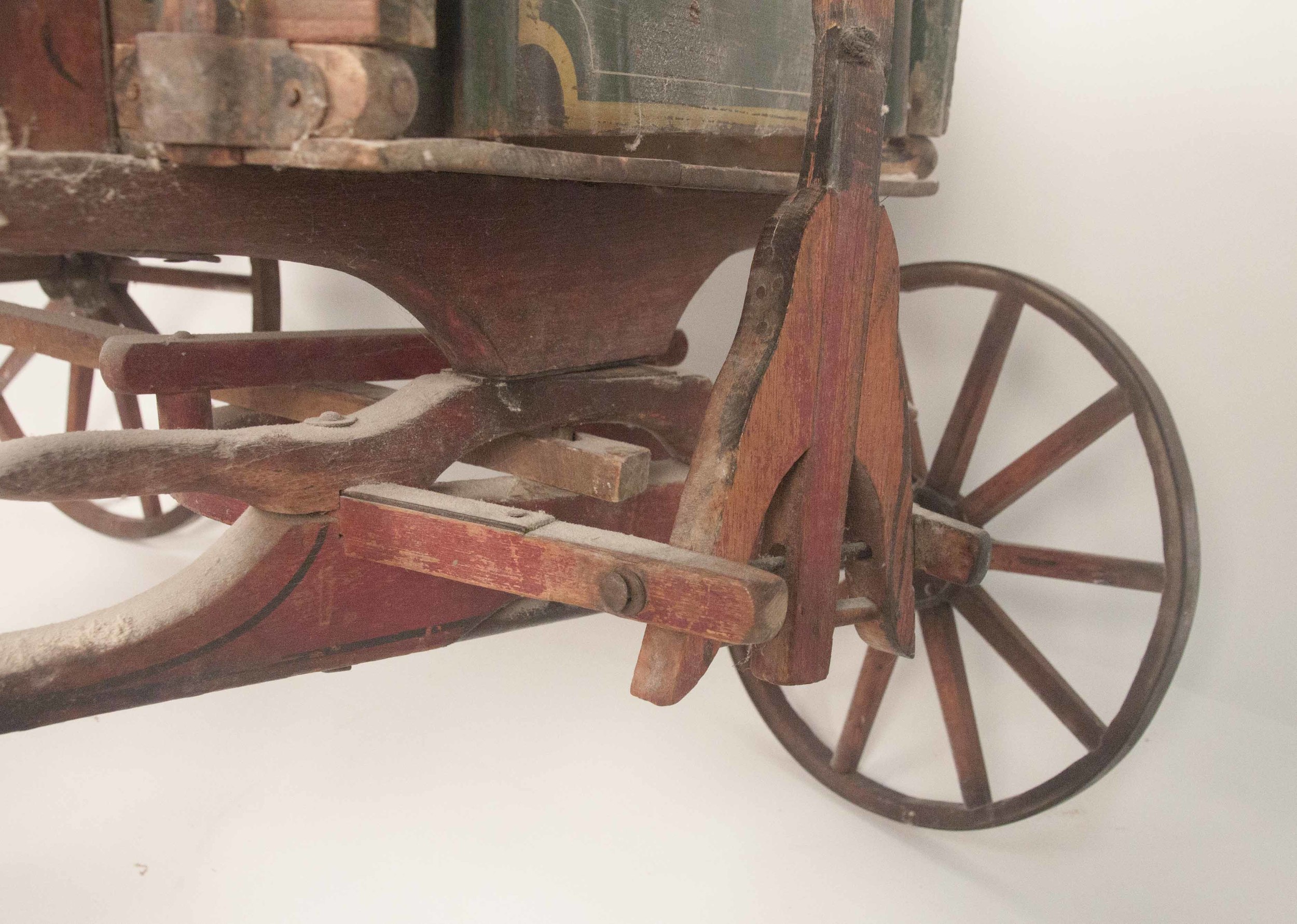 Painted Wood Wagon | Witherell's Auction House