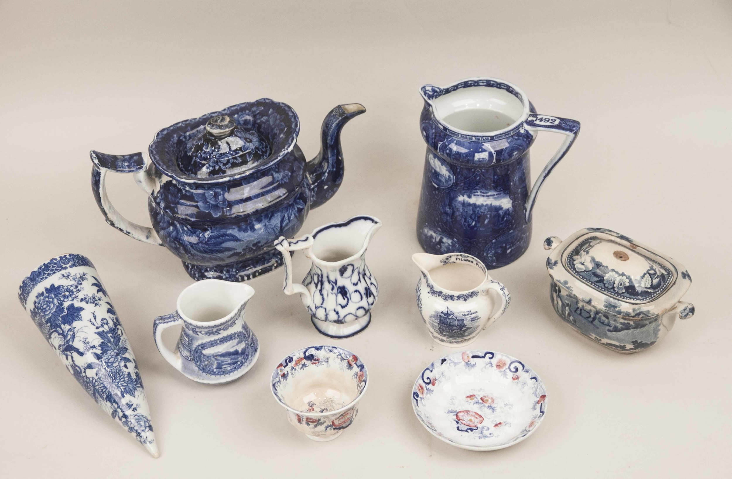 Assorted Blue and White Ceramic Items | Witherell's Auction House