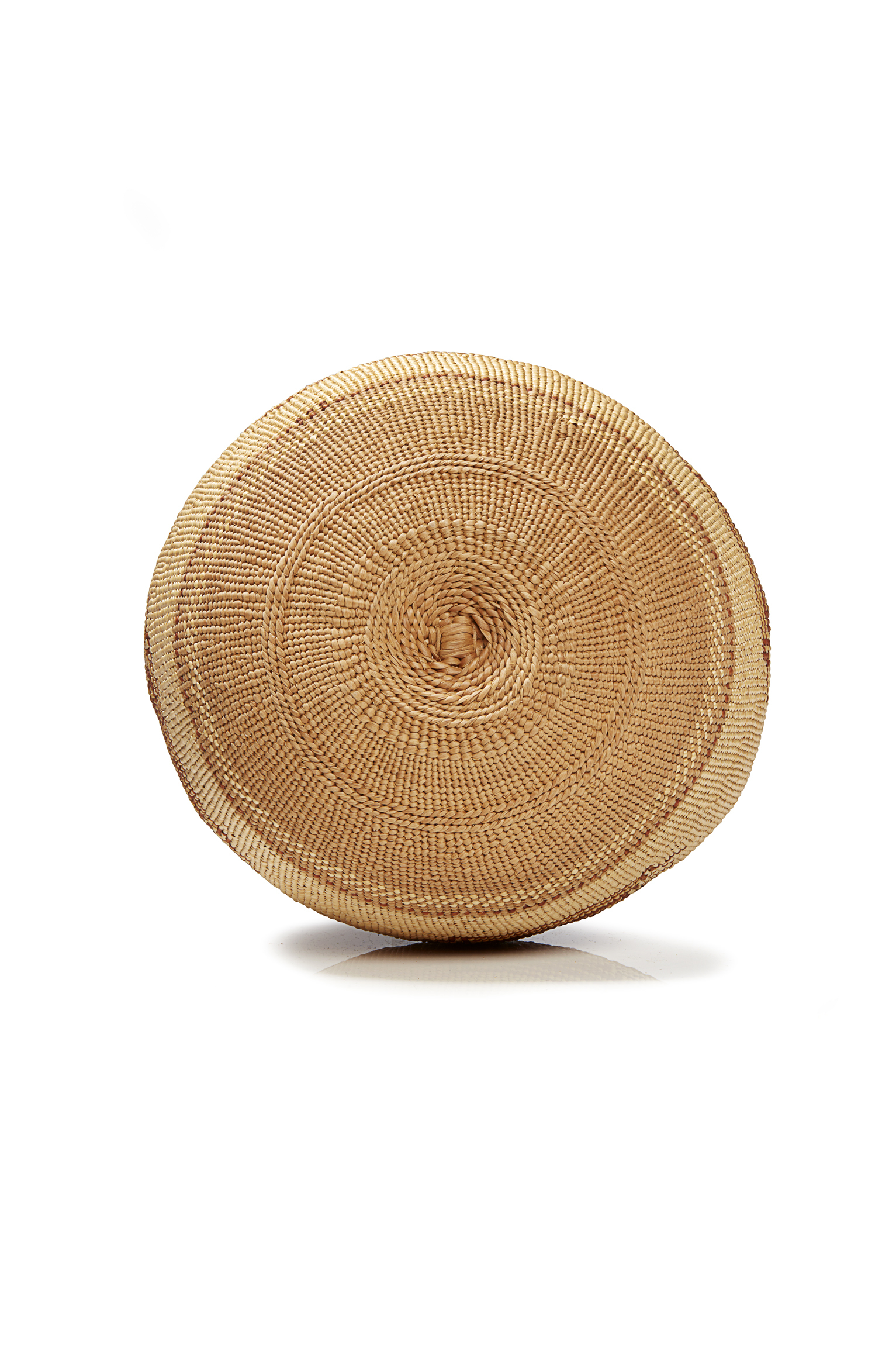 Hupa Indian Basket with Quail Plume Design | Witherell's Auction House