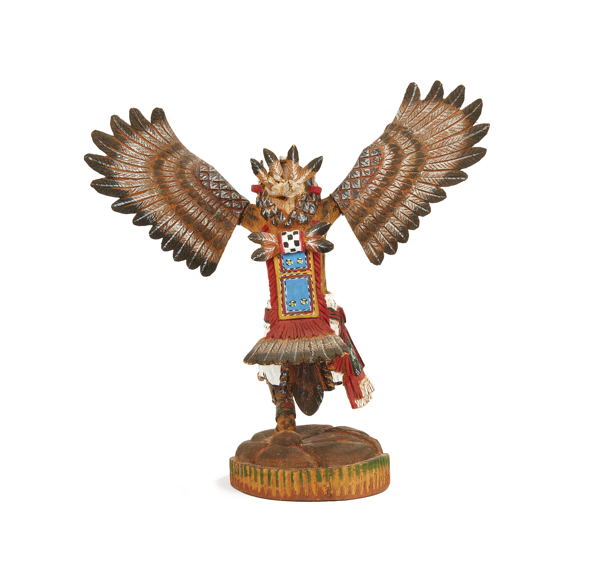 Hopi Eagle Kachina "Kwahu", Attrib. Danny Lanza Behnimptewa | Witherell ...