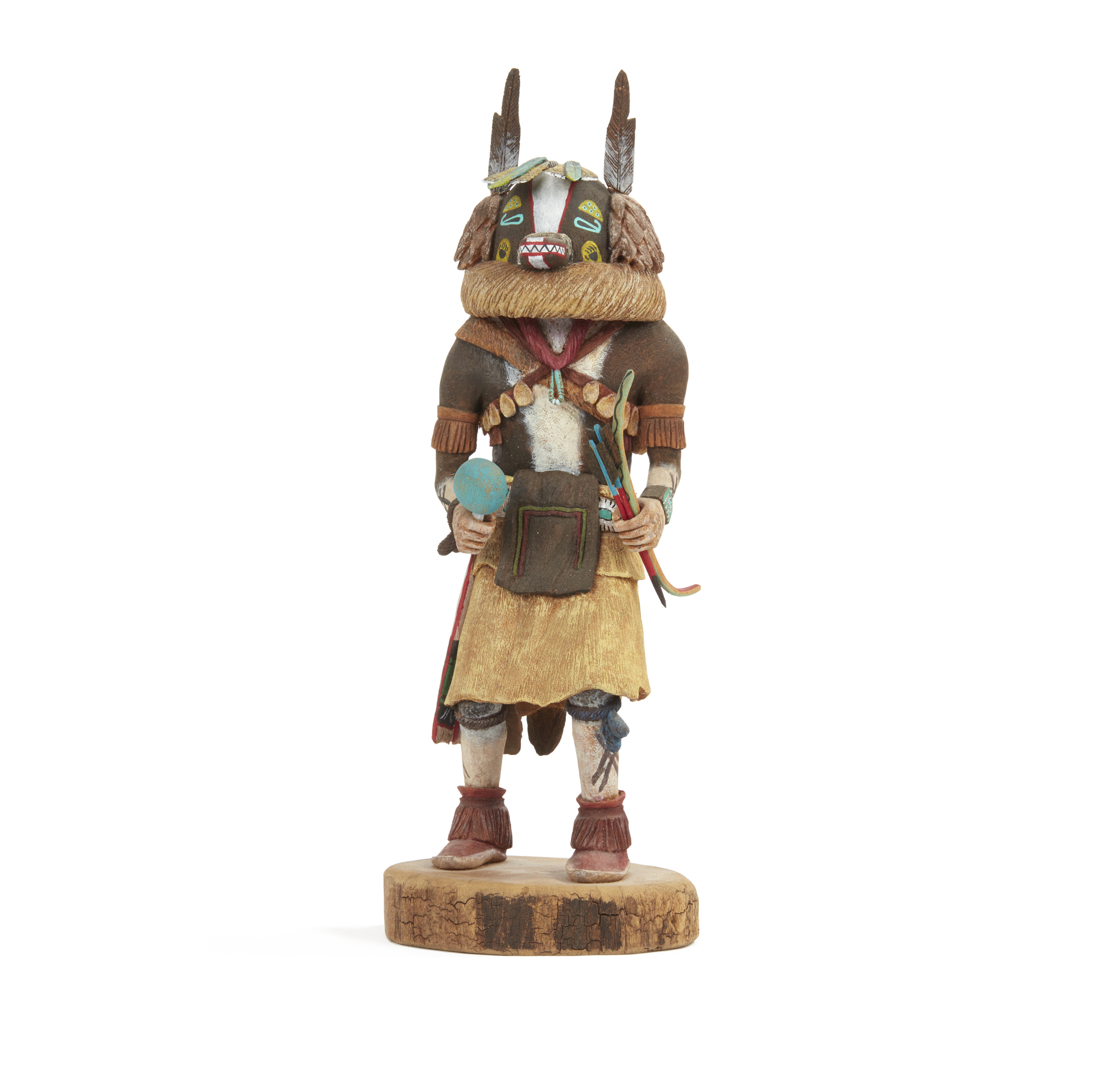 Hopi Badger Kachina "Honan", Danny Lanza Bahnimptewa | Witherell's ...