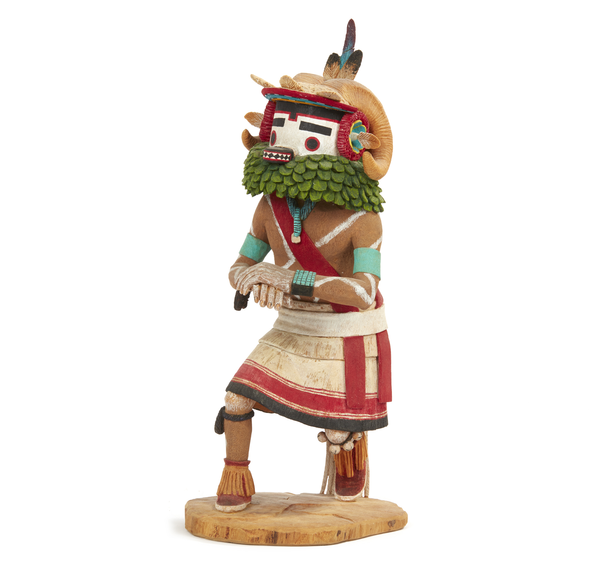 Hopi Mountain Sheep Kachina "Kuwan Pang", Danny Lanza Bahnimptewa ...