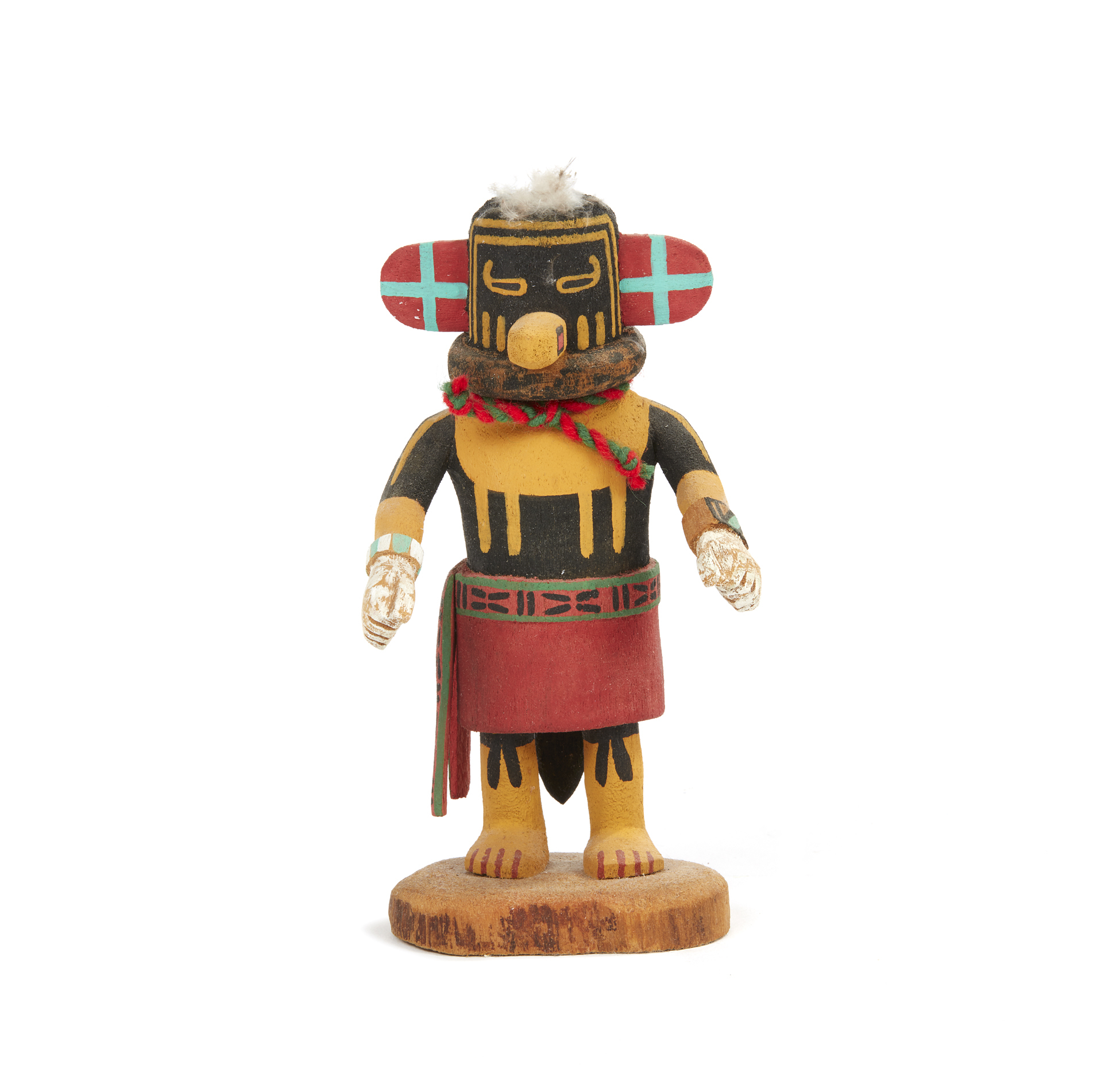 Red Skirt Runner Kachina "Palavikuna", Roxie Pela | Witherell's Auction ...