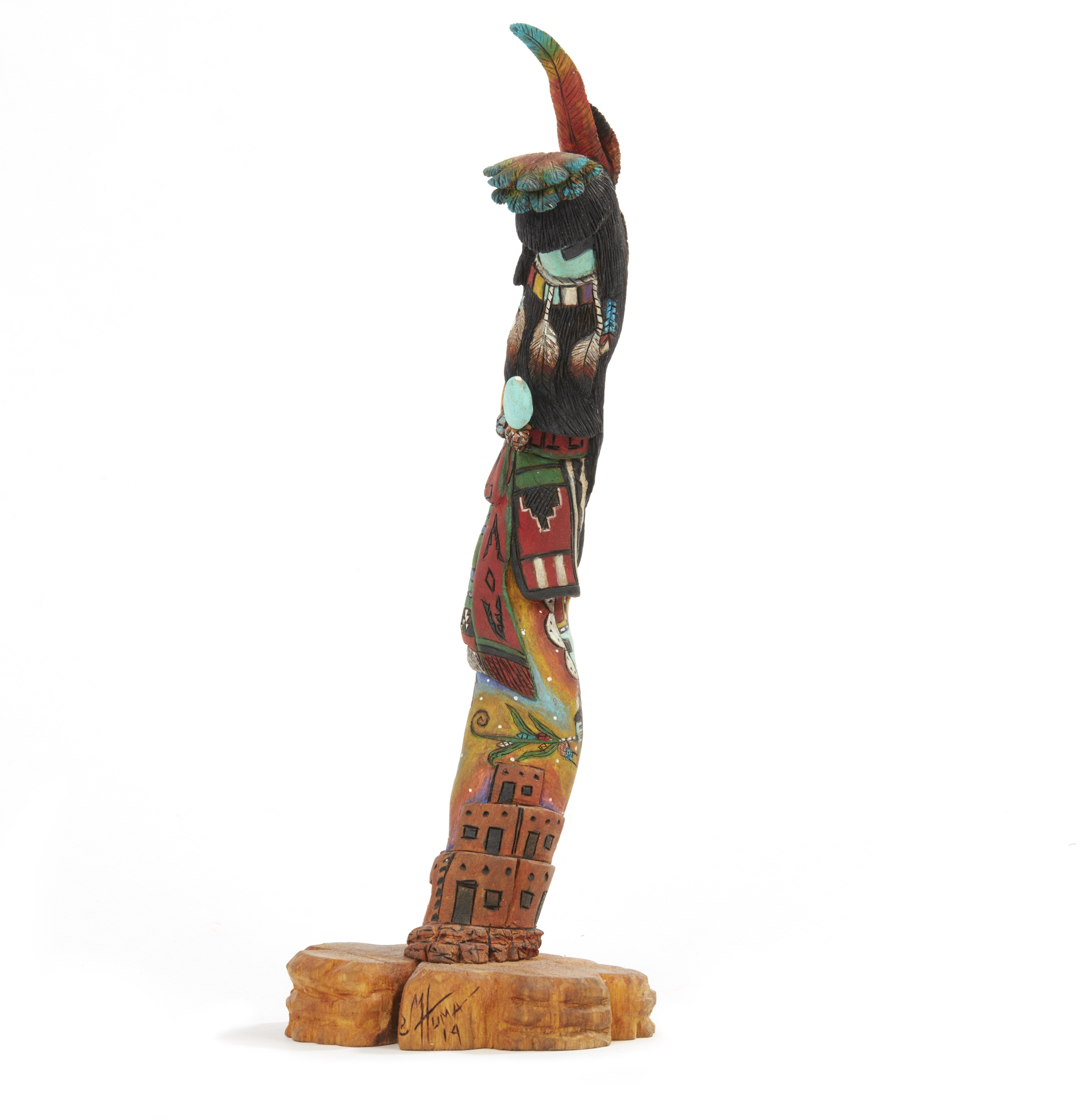 Long-Haired Kachina "Angak'china", Marlon Huma | Witherell's Auction House