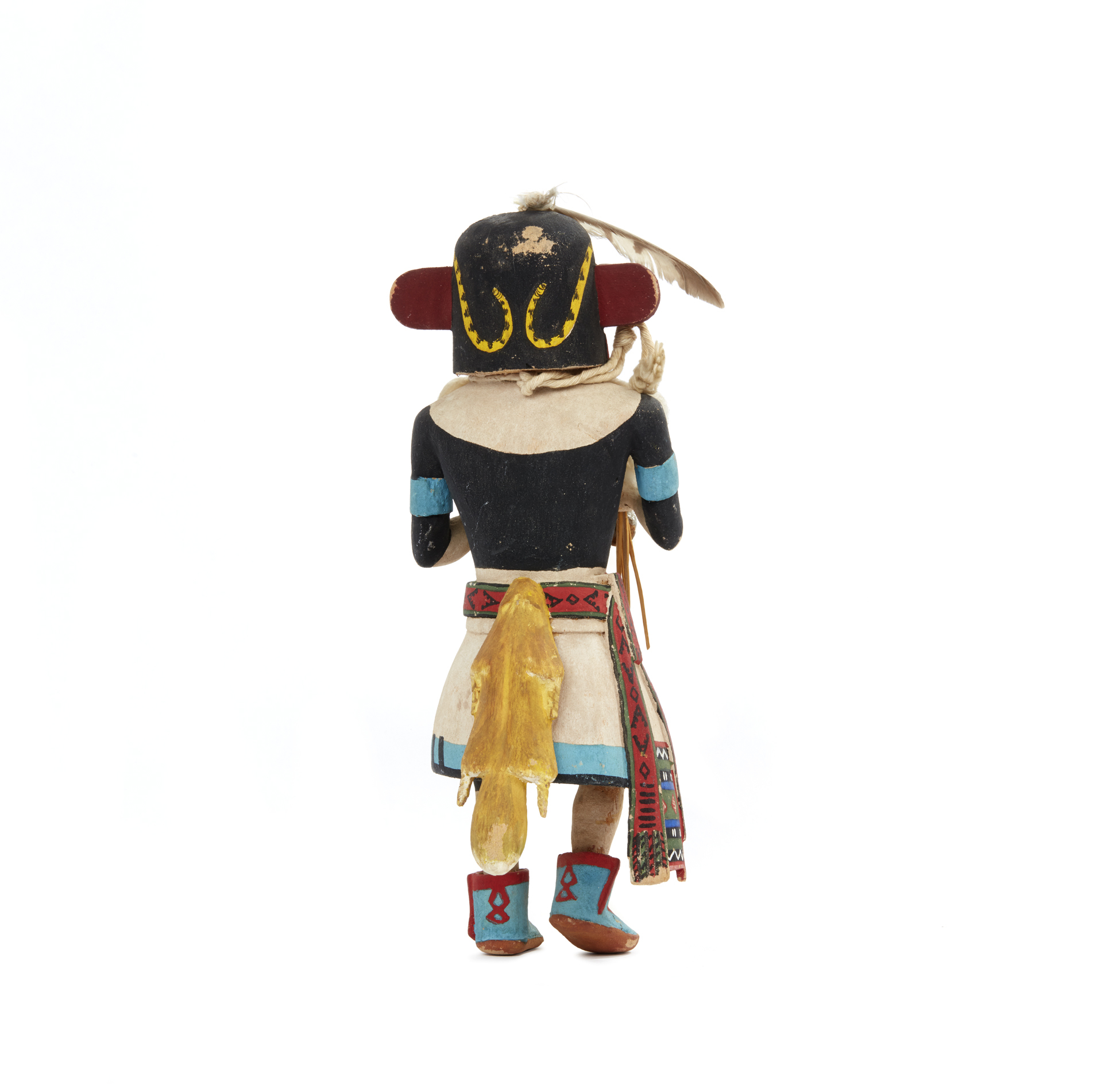 Hopi Yellow Sand Snake Kachina "Tuwatcuah" | Witherell's Auction House