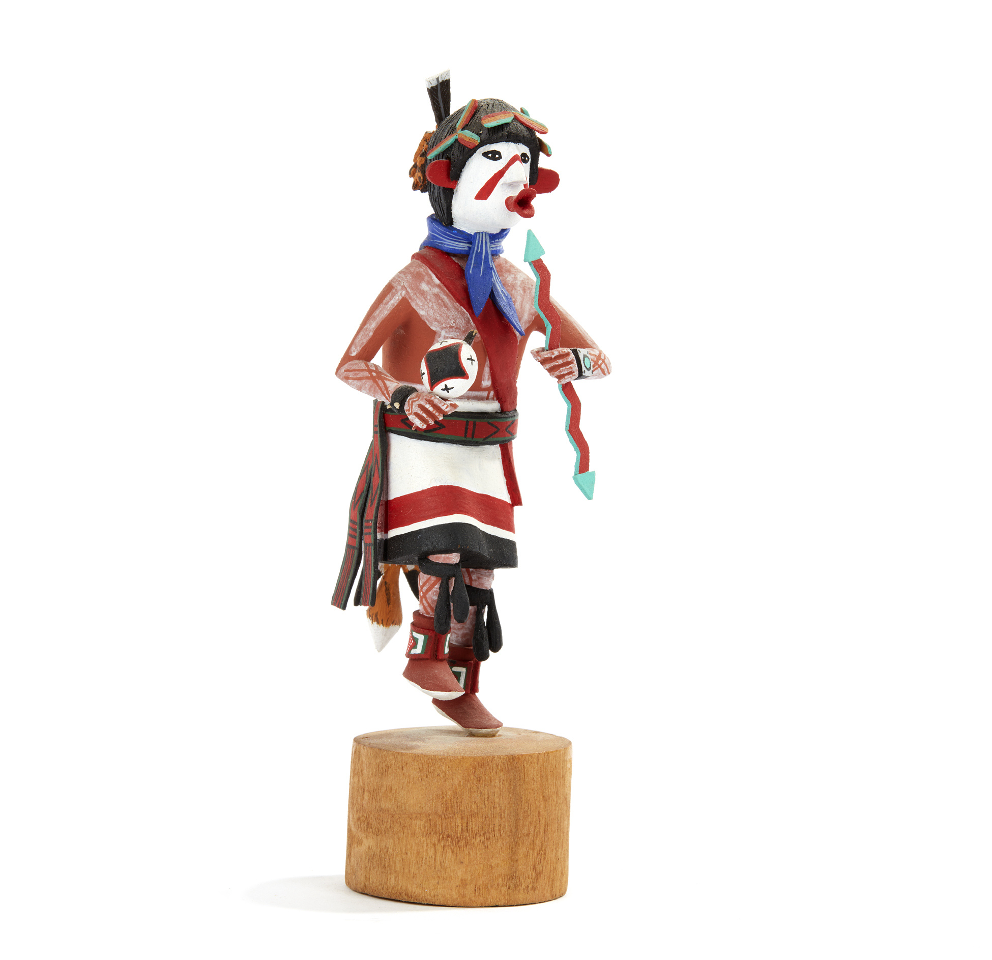 Hopi Clown Kachina "Hó-e", Terrance Lewis | Witherell's Auction House