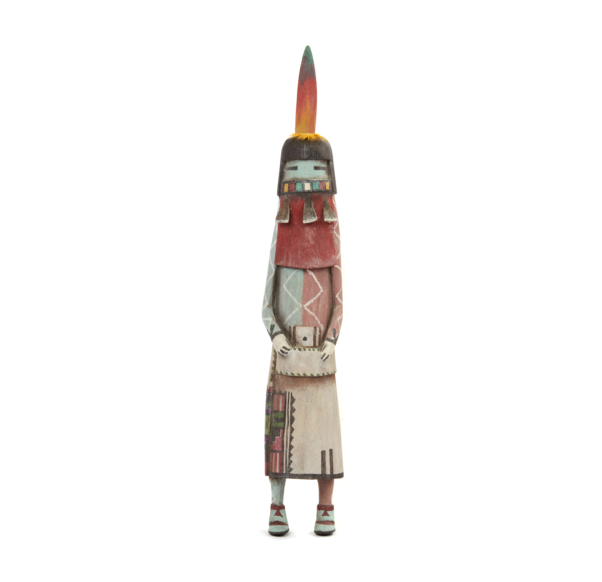 Hopi Redbeard Longhair Kachina "Angak'" by Watson Namoki | Witherell's ...