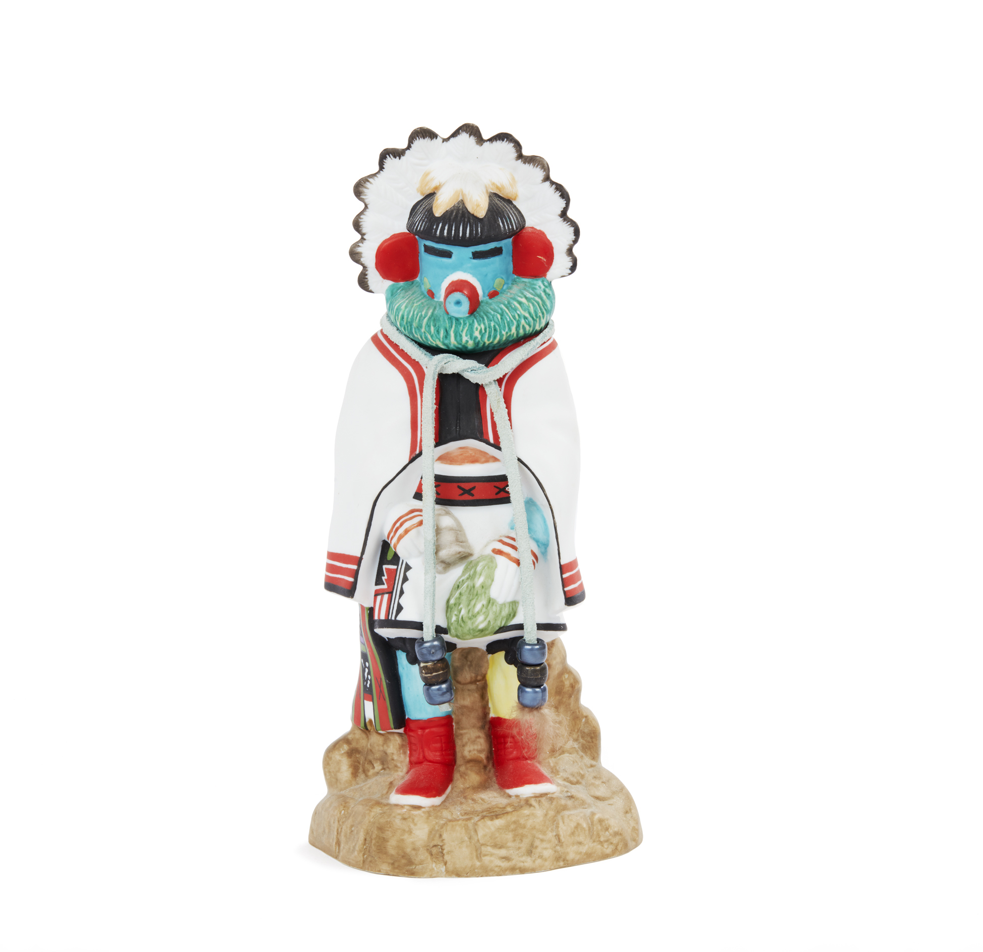 Hopi Morning Singer Kachina "Talavai" by Lowell Talashoma | Witherell's ...