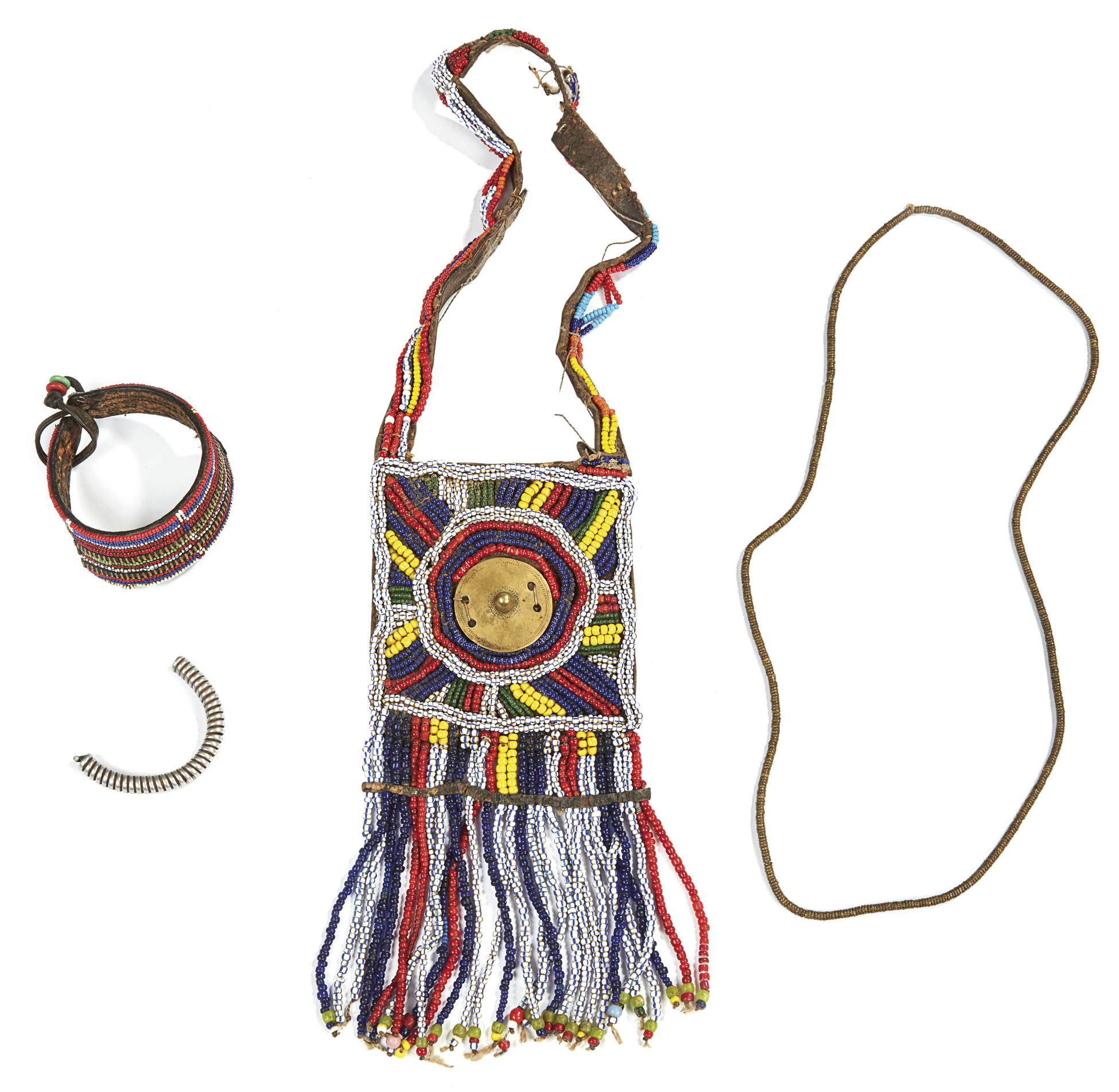 Boran, Kenya Brass Boss, Maasai Men's Beaded Armband, Kenya Kamba ...