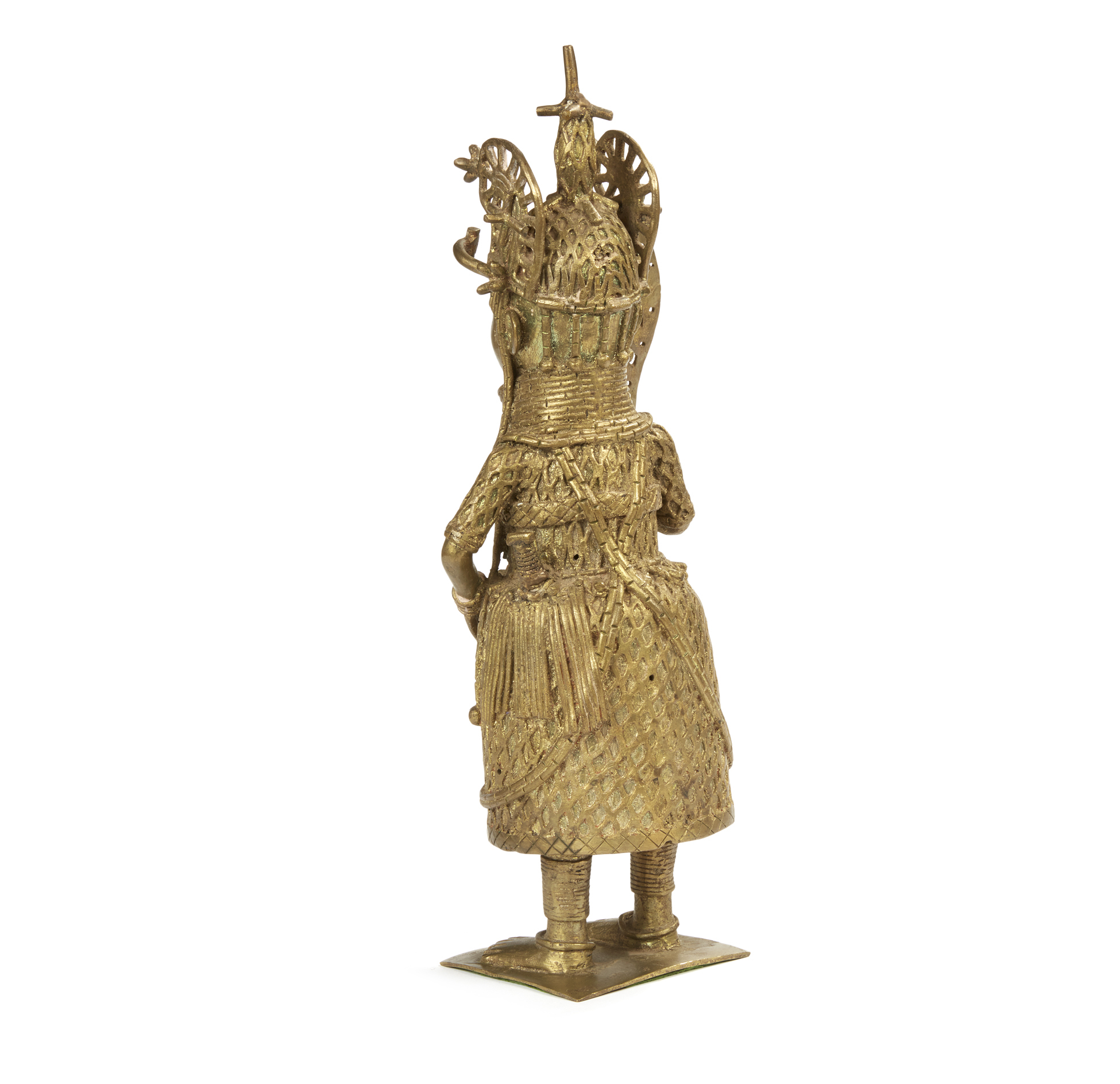 Benin Style Bronze Oba Figure | Witherell's Auction House