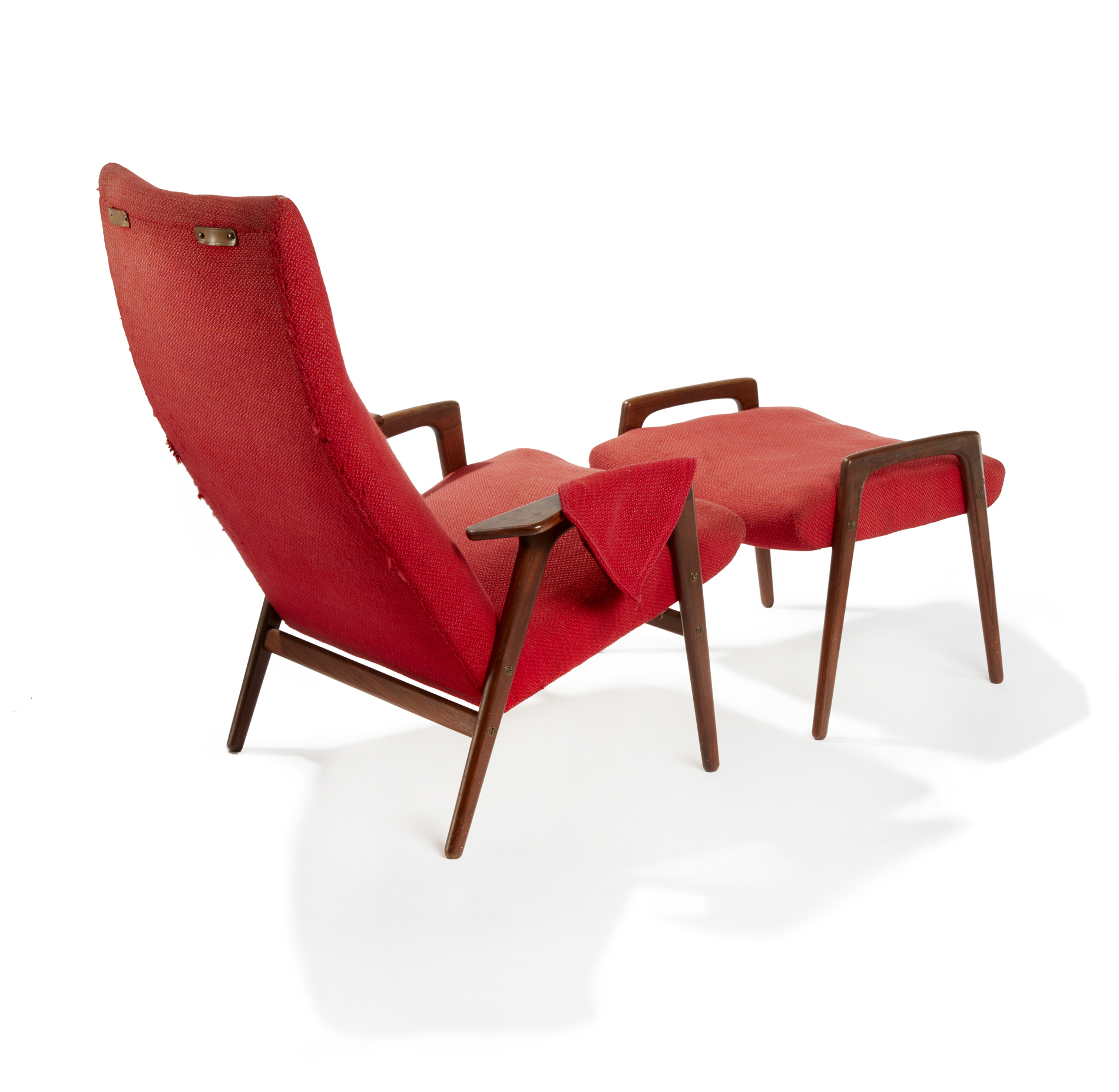 Yngve Ekstrom Lamino Chair and Ottoman | Witherell's Auction House