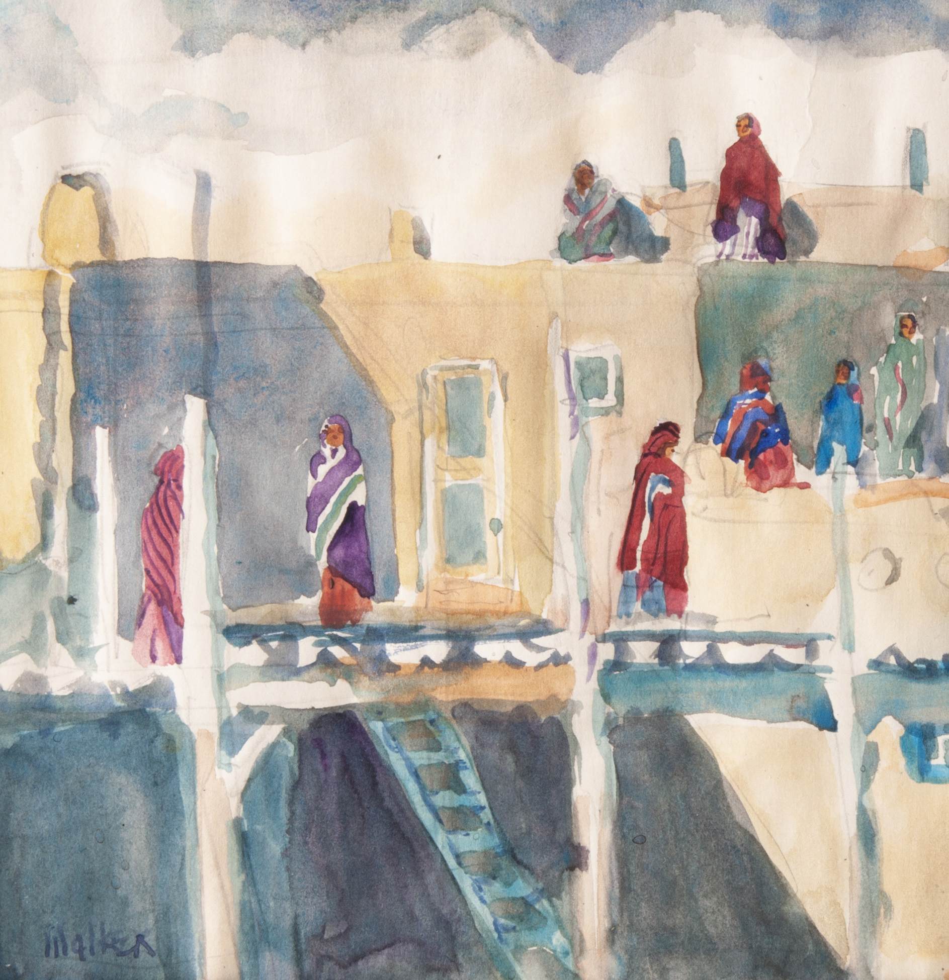 Edward D. Walker Watercolor | Witherell's Auction House