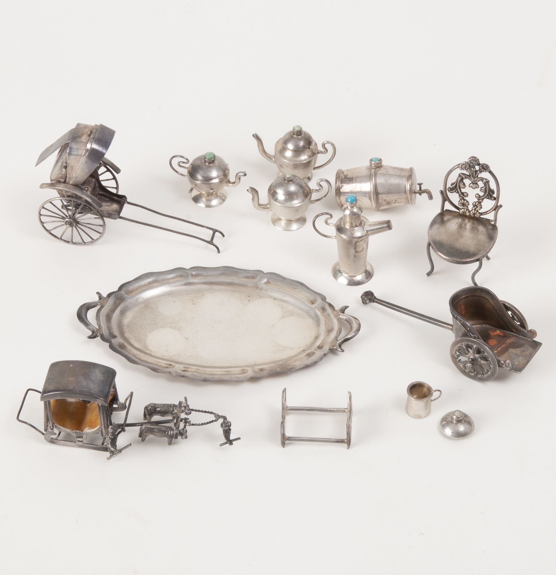 Silver and Sterling Silver Miniatures | Witherell's Auction House
