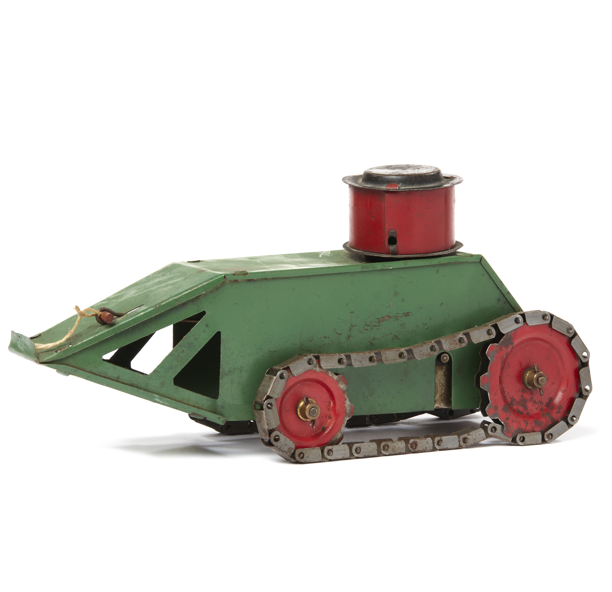Structo WWI Metal Wind Up Tank | Witherell's Auction House