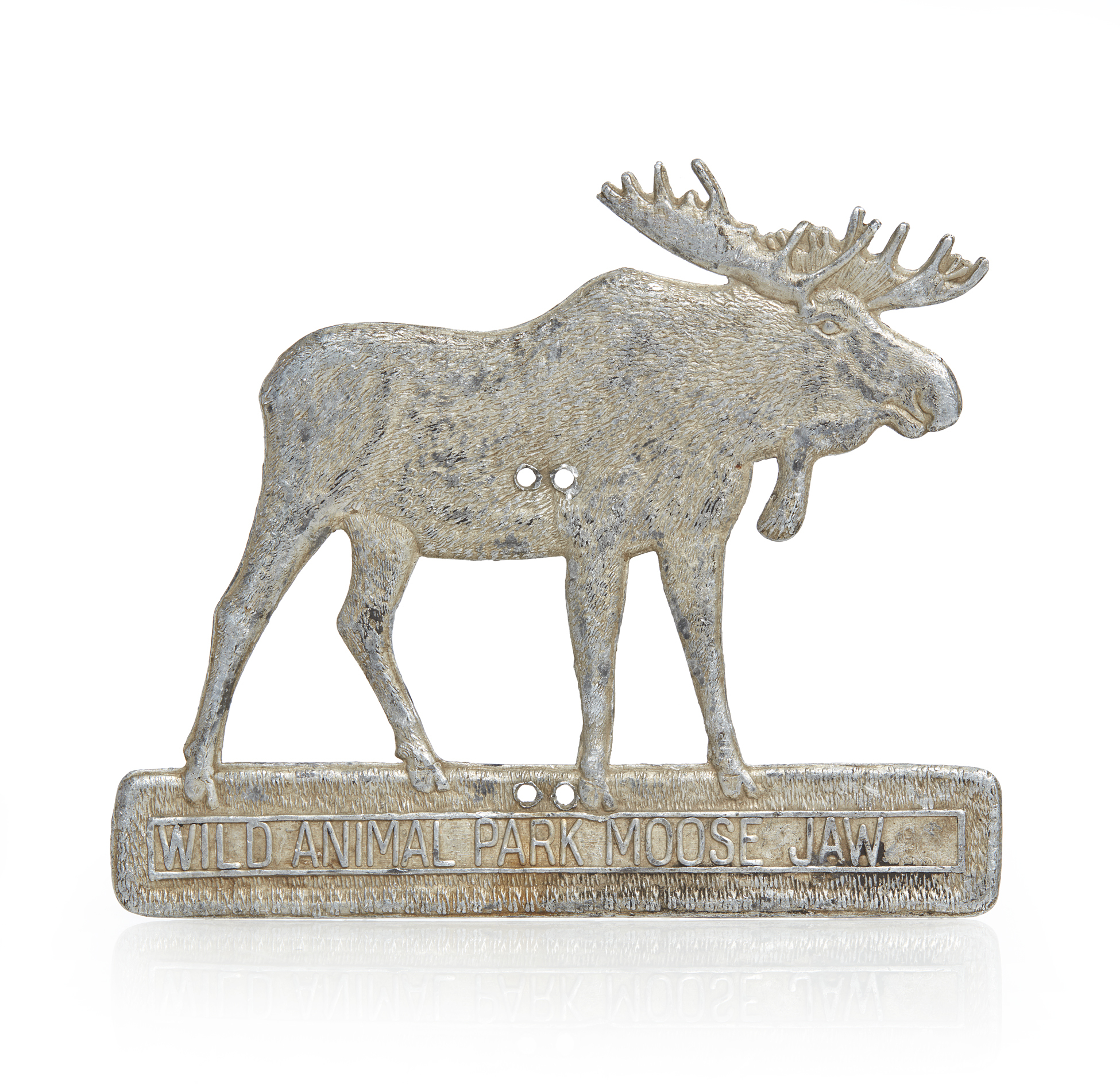 Wild Animal Park Saskatchewan Moose Radiator Badge | Witherell's ...
