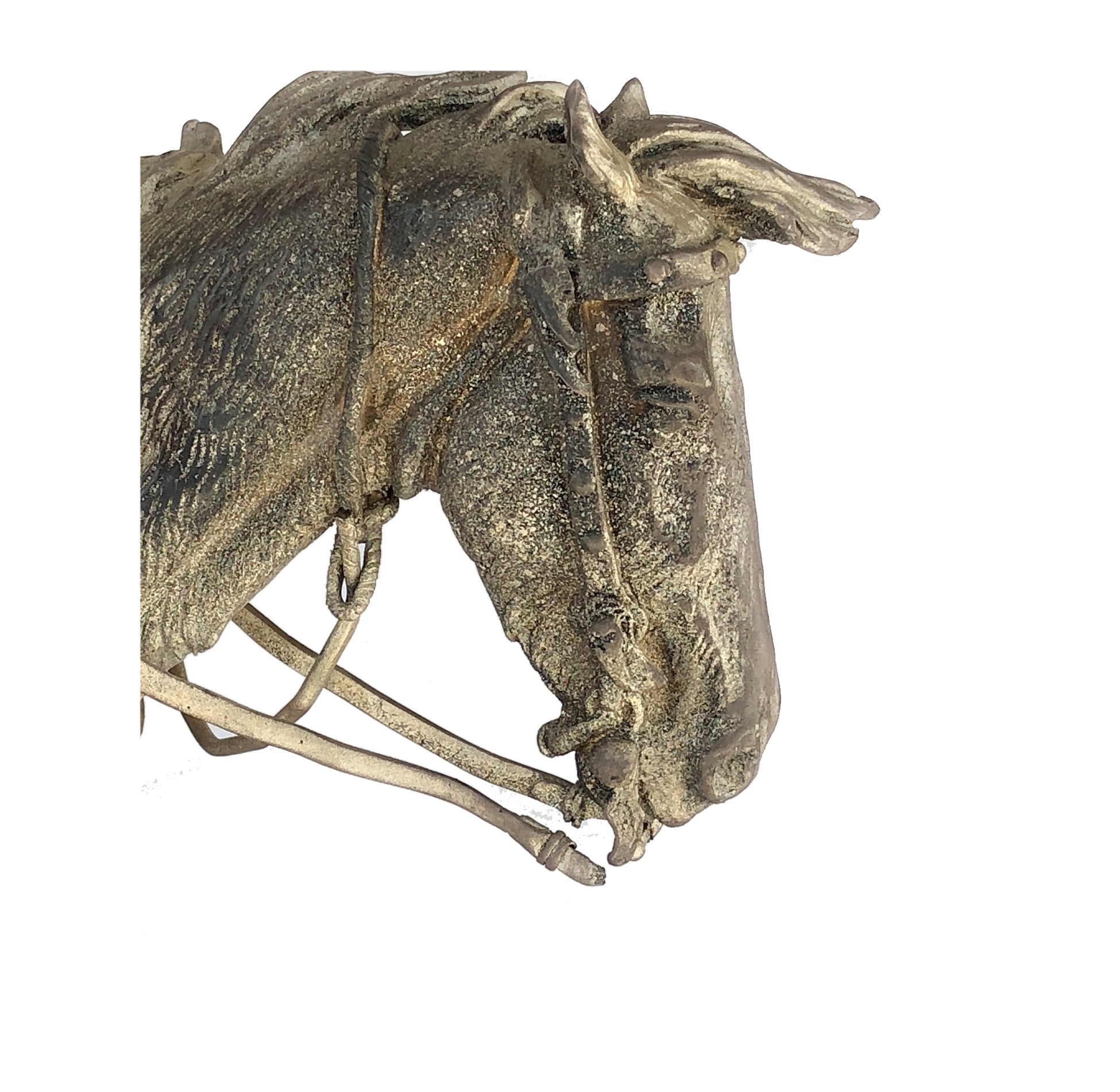 Buckeye Blake Sterling Sculpture of Kit Carson, 272 ozt | Witherell's ...