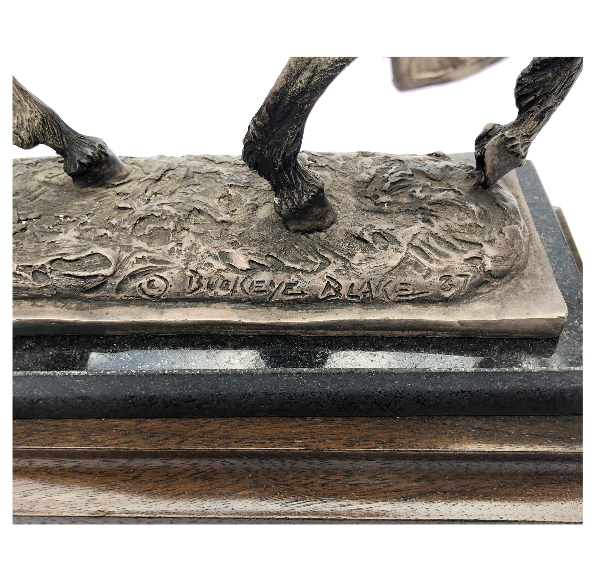 Buckeye Blake Sterling Sculpture of Kit Carson, 272 ozt | Witherell's ...