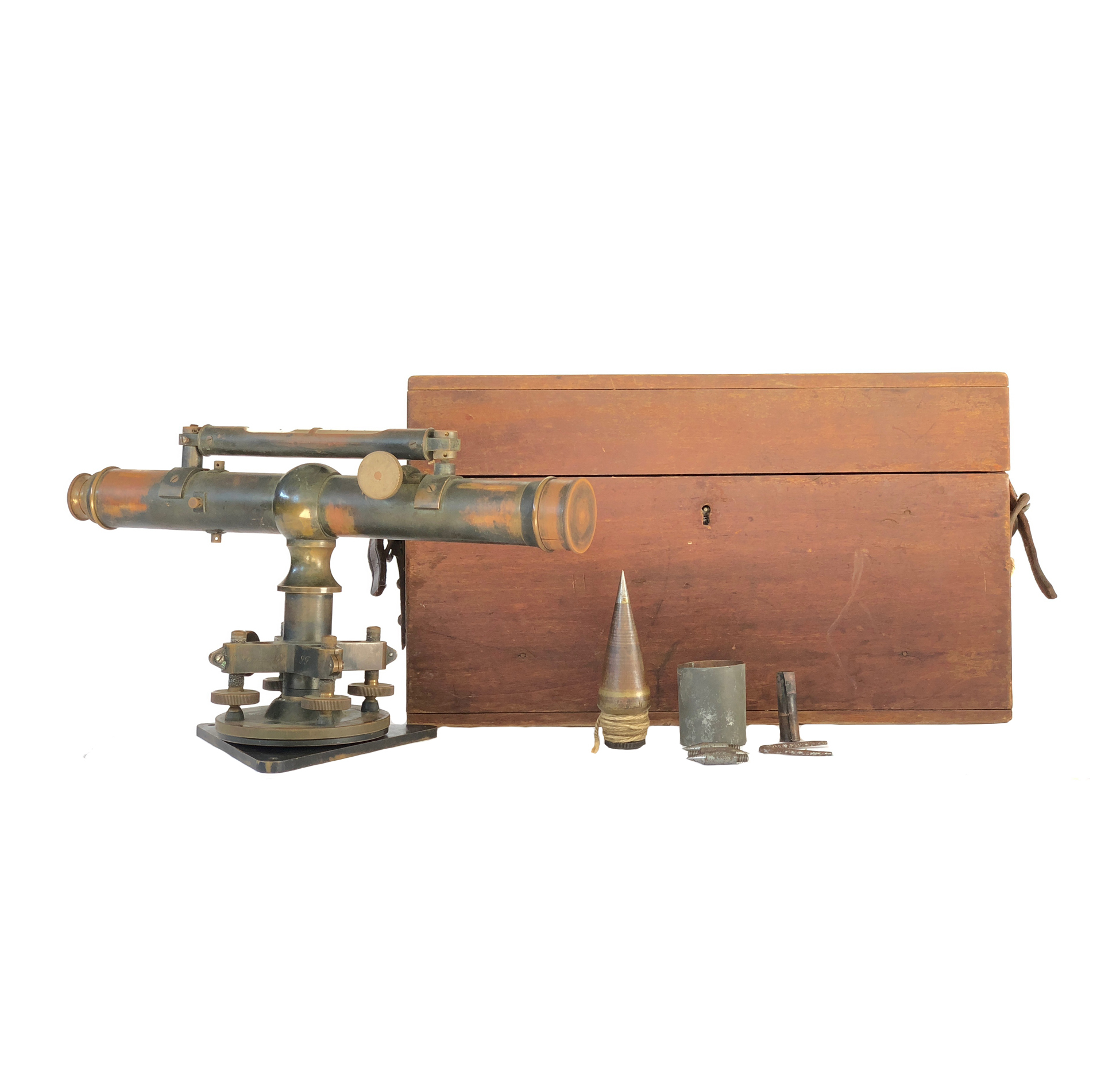 19th Century Surveyor's Transit/ Level | Witherell's Auction House