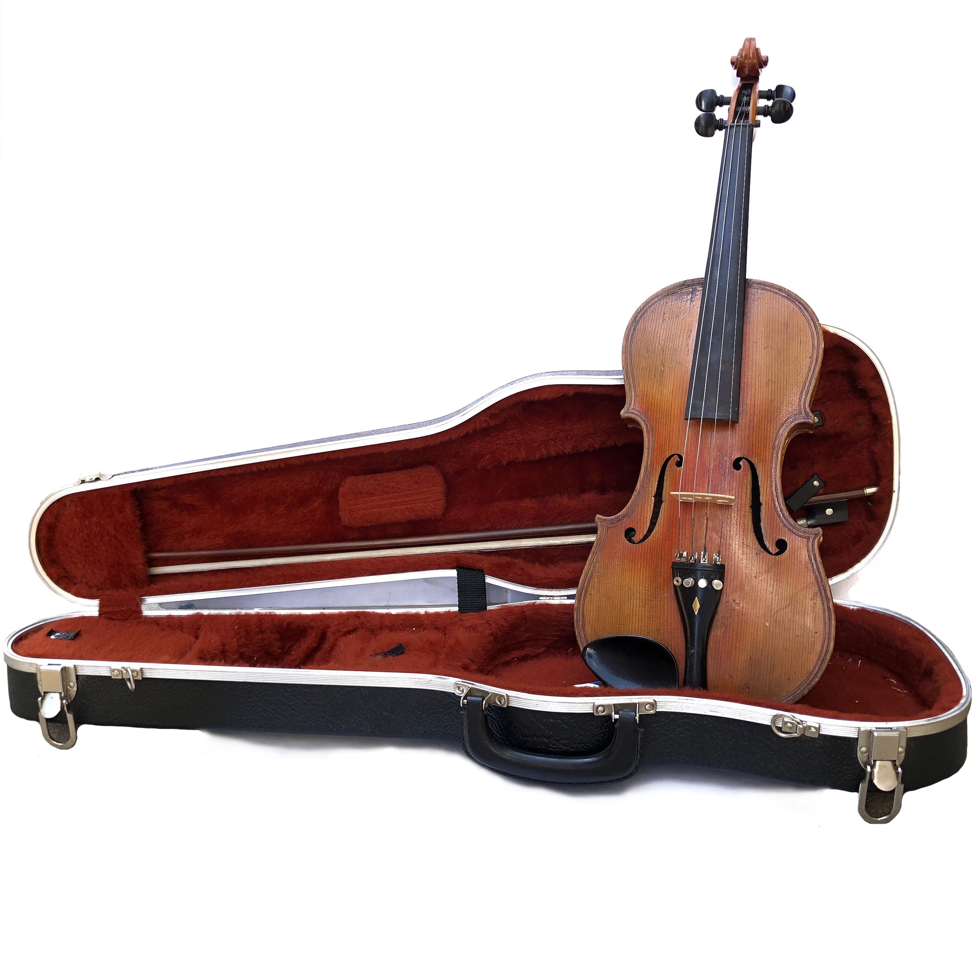Pre-WWI Copy of Maggini Violin with Bow | Witherell's Auction House