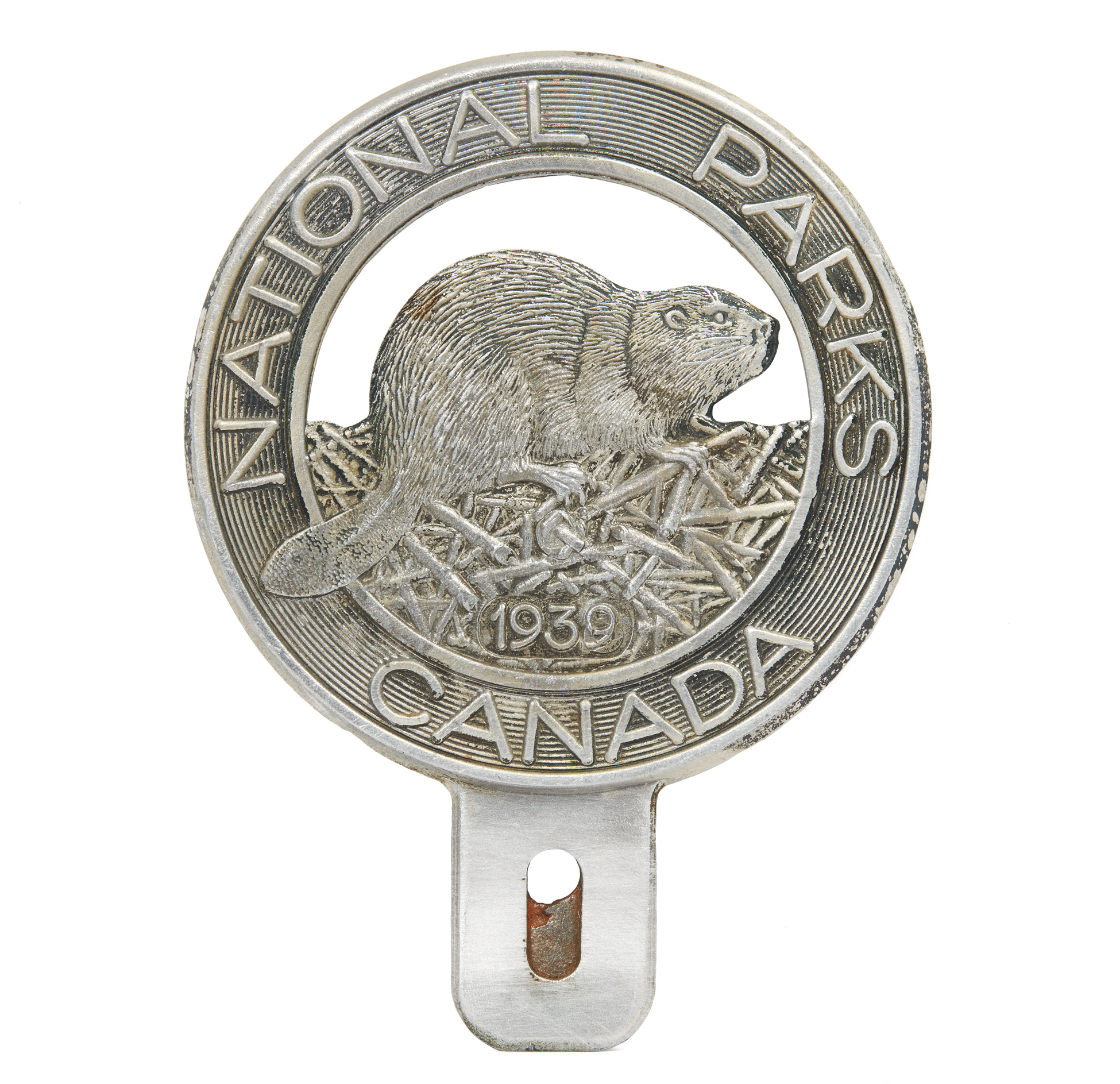 1939 Canadian National Parks Beaver License Plate Topper | Witherell's ...