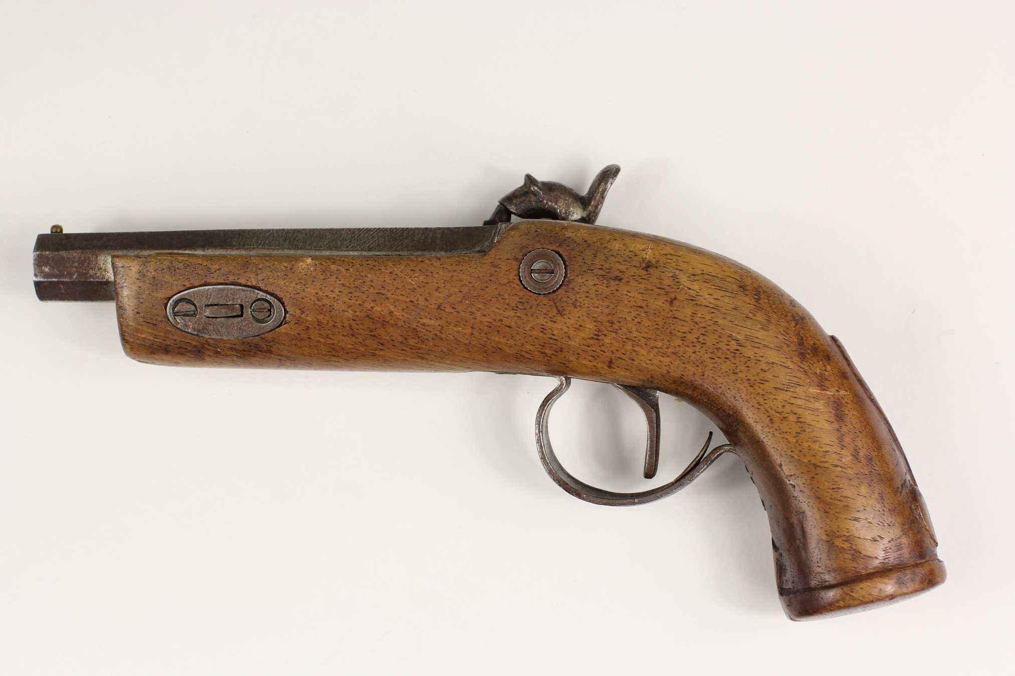 Antique Percussion Pocket Pistol with Back-Action Lock | Witherell's ...