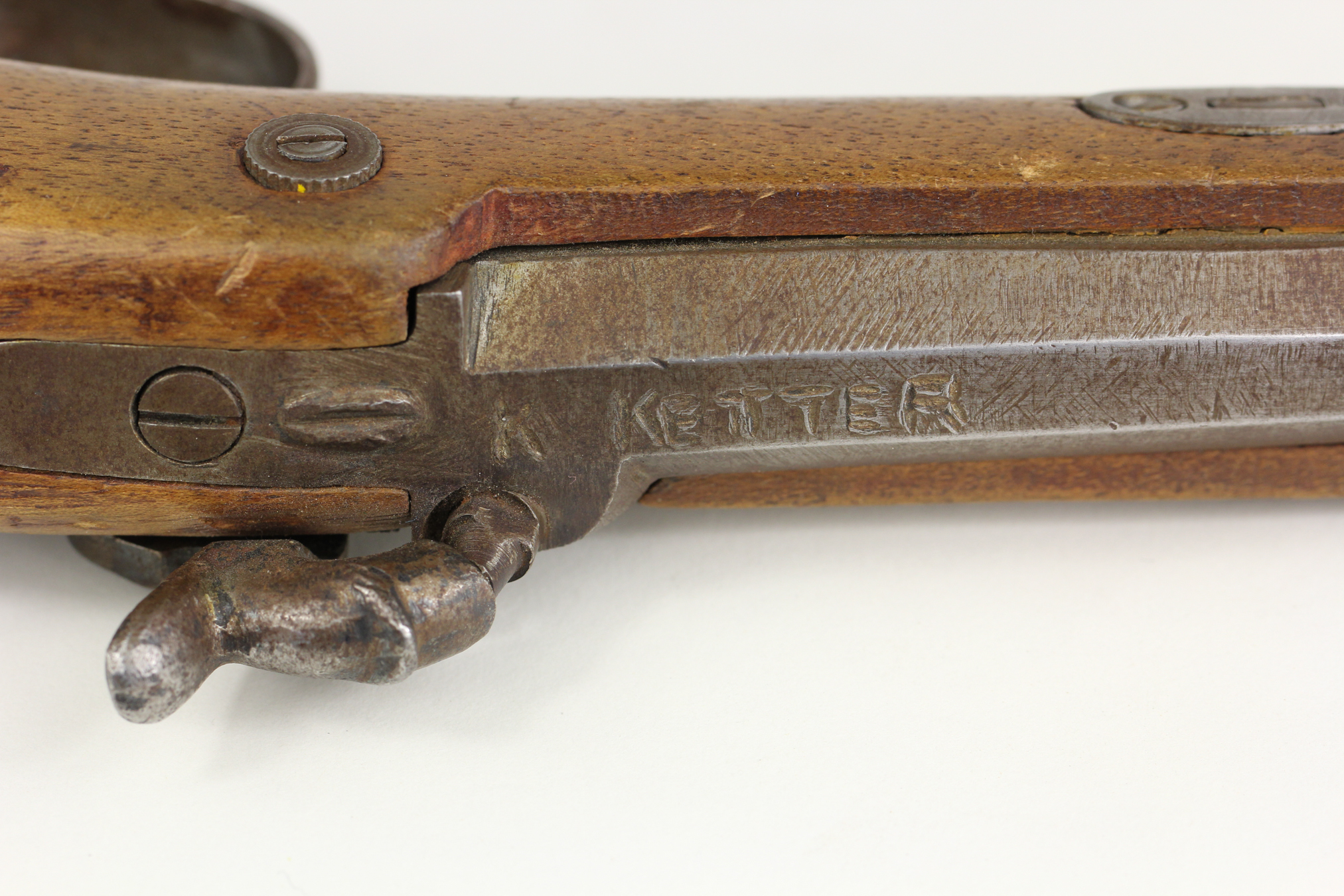 Antique Percussion Pocket Pistol with Back-Action Lock | Witherell's ...