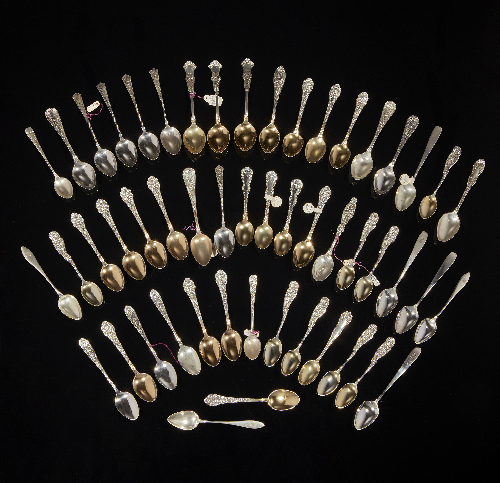 Assorted Sterling Silver Demitasse Spoons | Witherell's Auction House