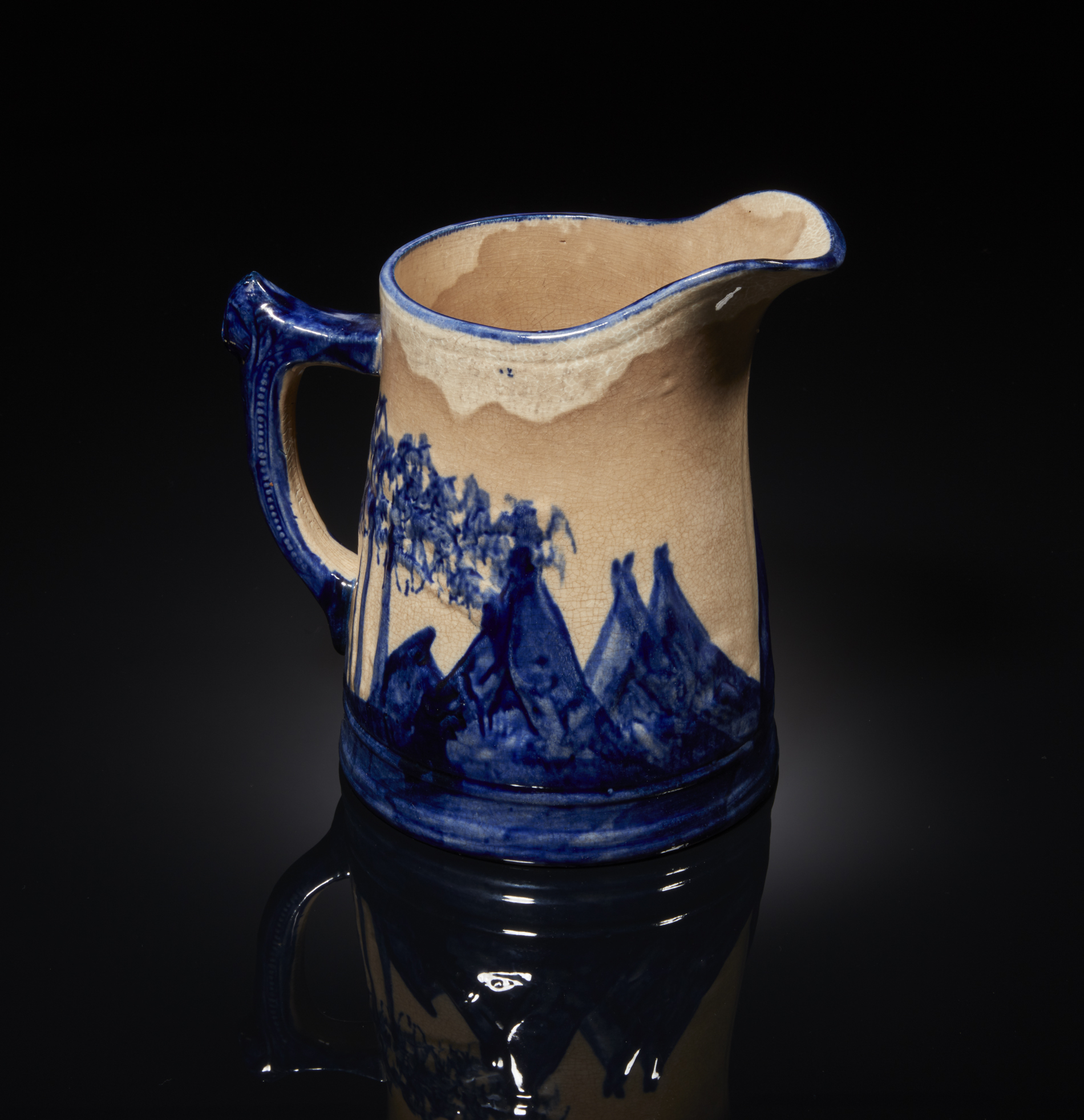 Old Sleepy Eye Stoneware Pitcher | Witherell's Auction House