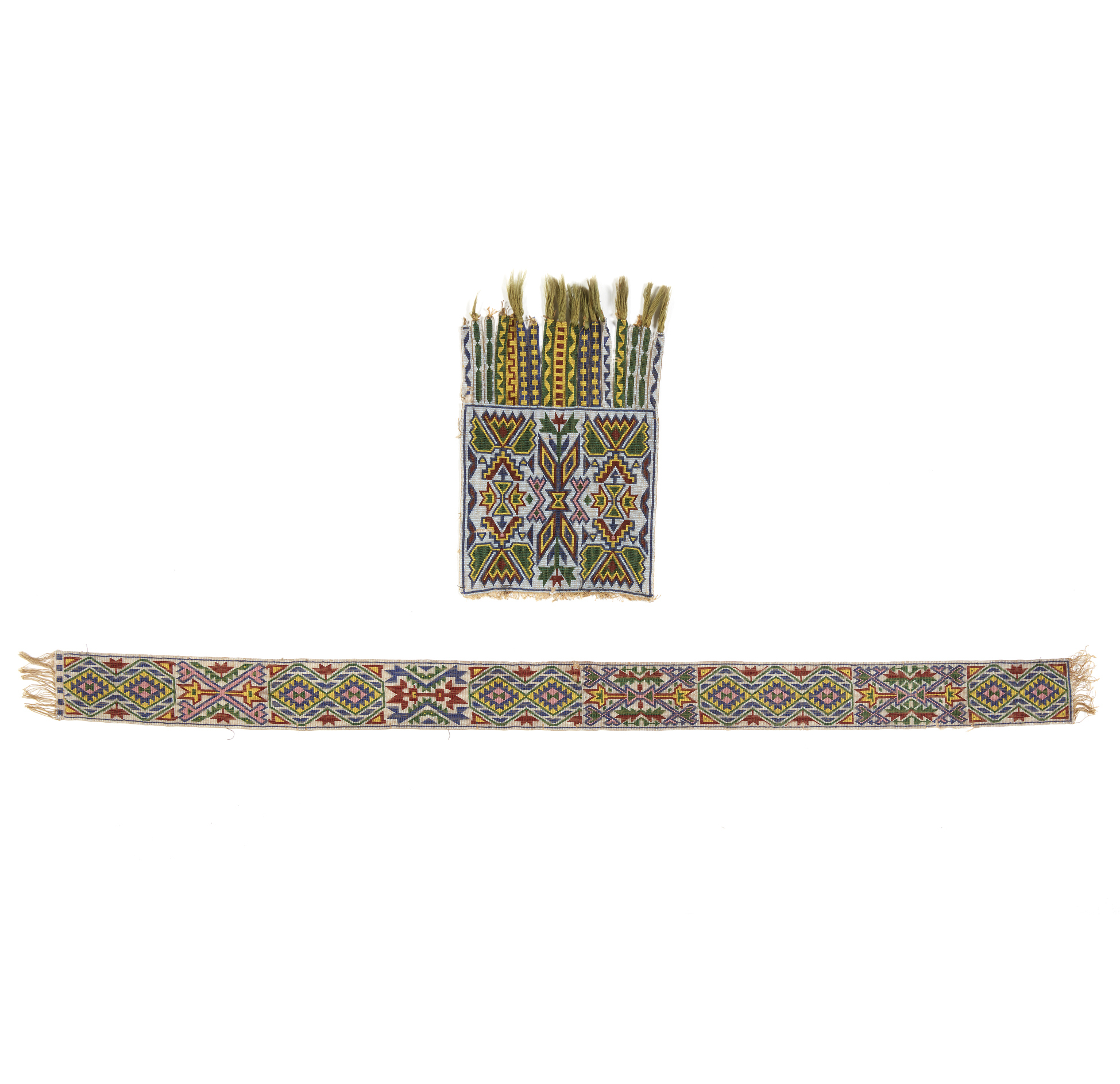 Assorted Chippewa Indian Beadwork, 19th Century | Witherell's Auction House