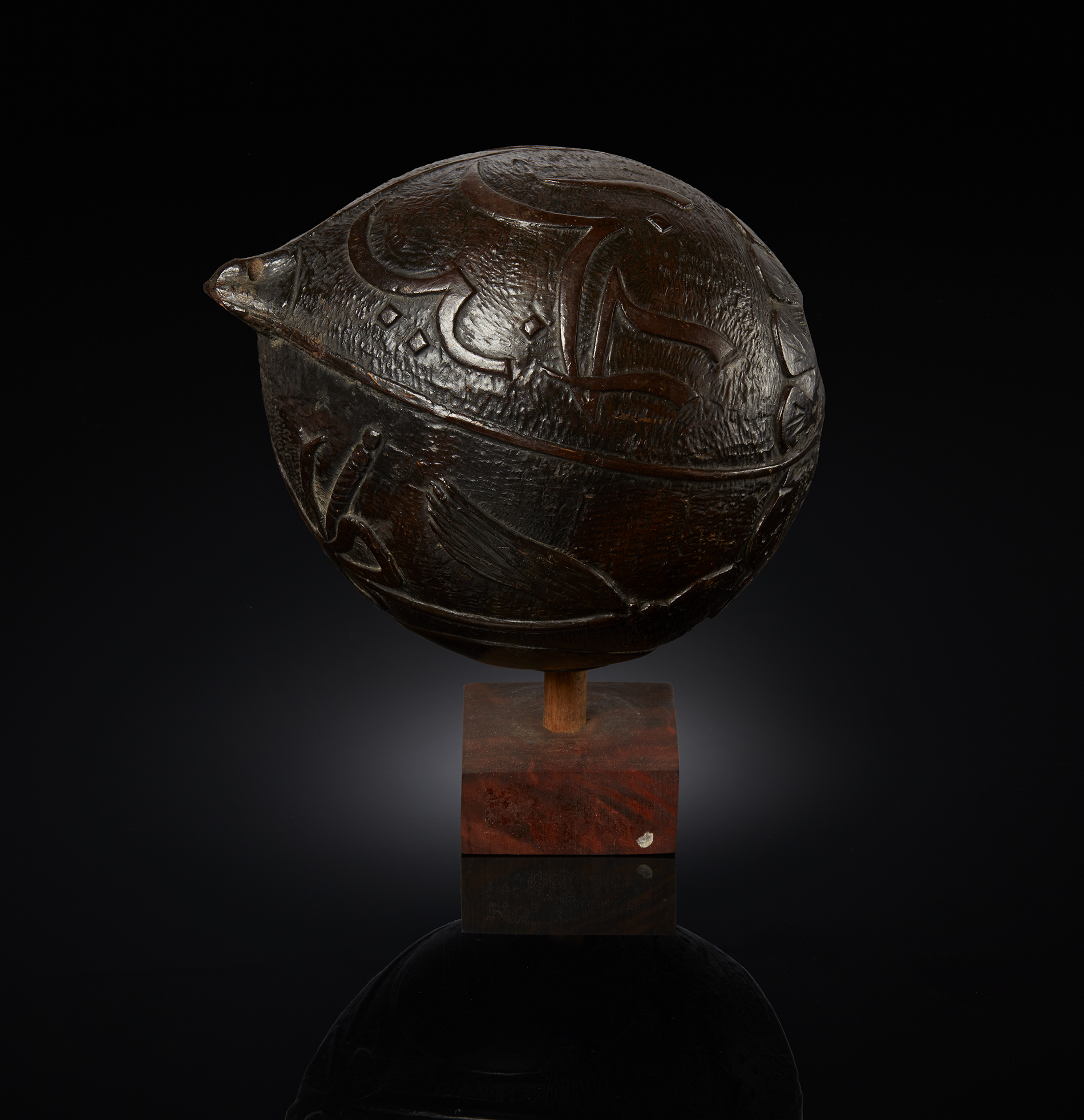 Carved Coconut | Witherell's Auction House