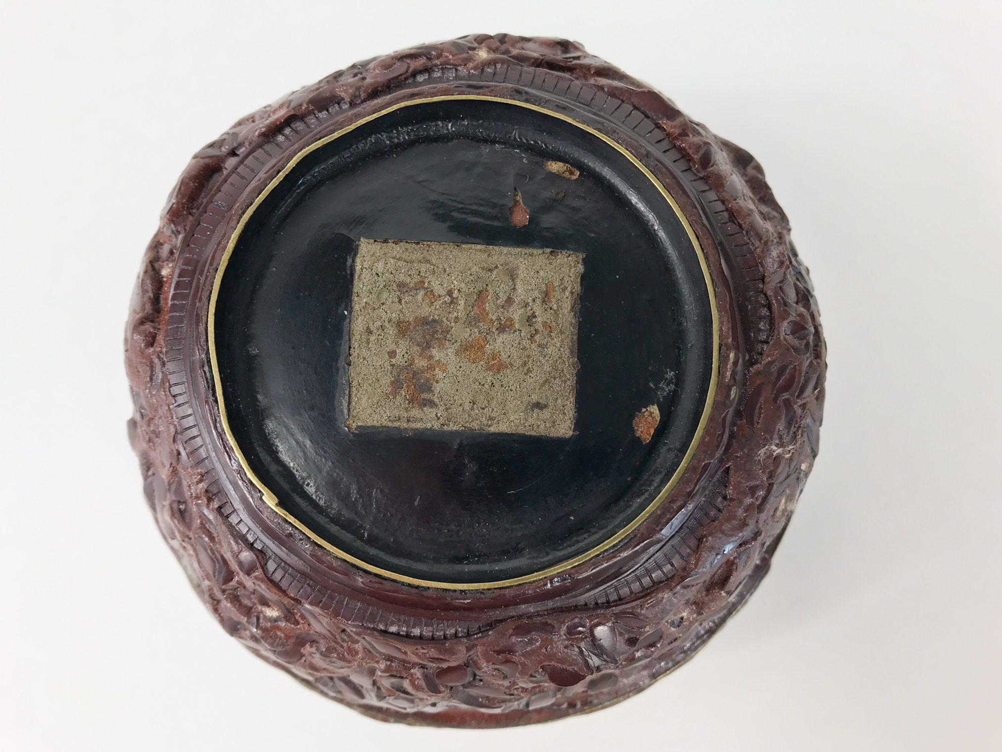 Chinese Carved Lacquer Box | Witherell's Auction House