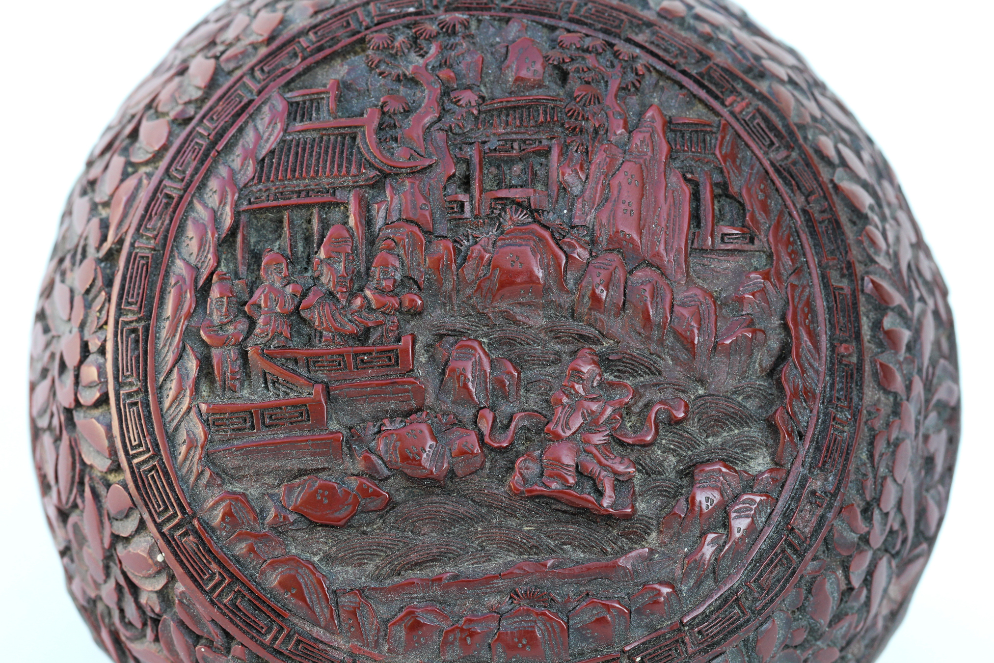 Chinese Carved Lacquer Box | Witherell's Auction House