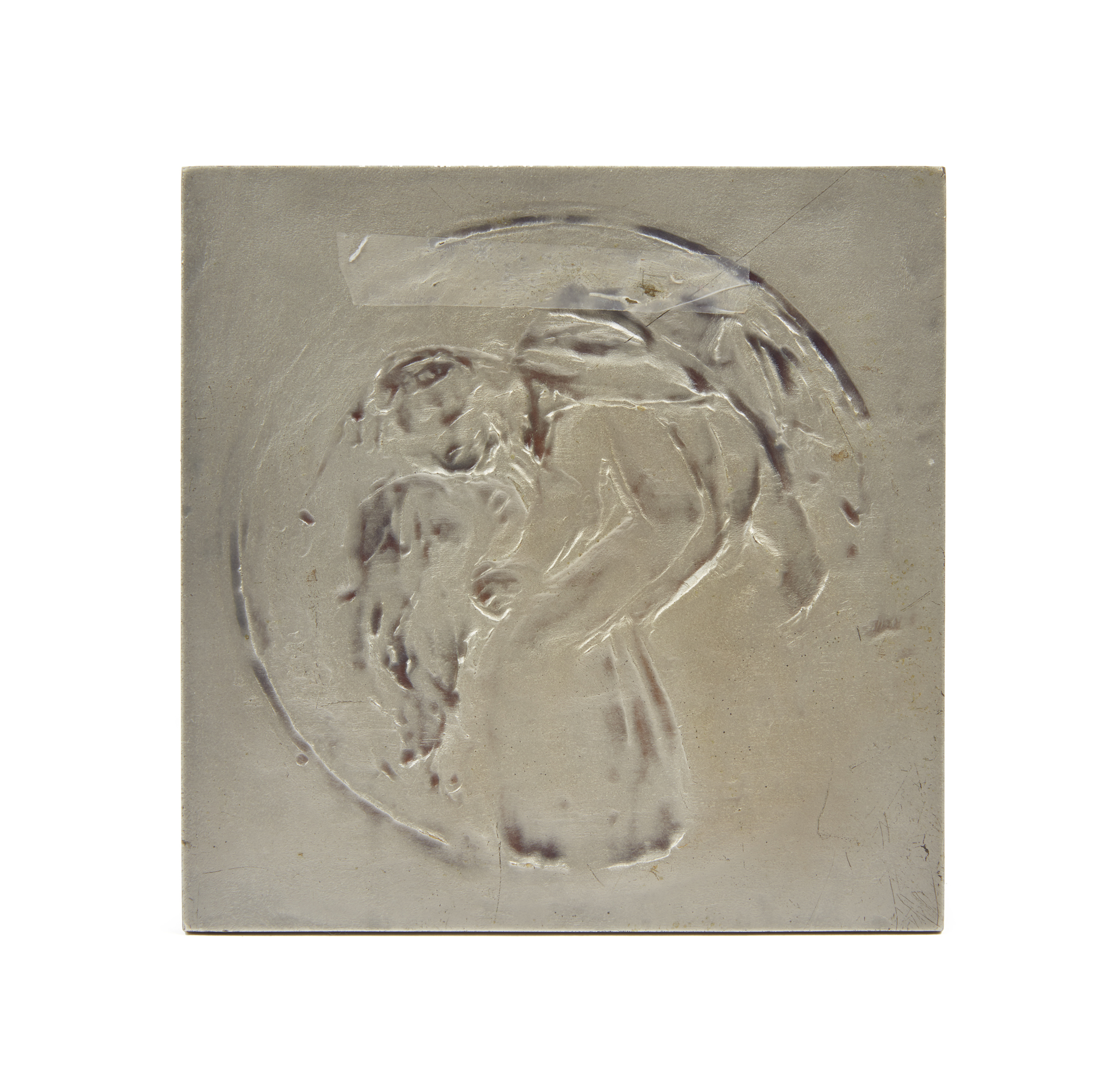 Bronze Bas Relief Tile, Giacomo Manzu (1908-1991) | Witherell's Auction ...