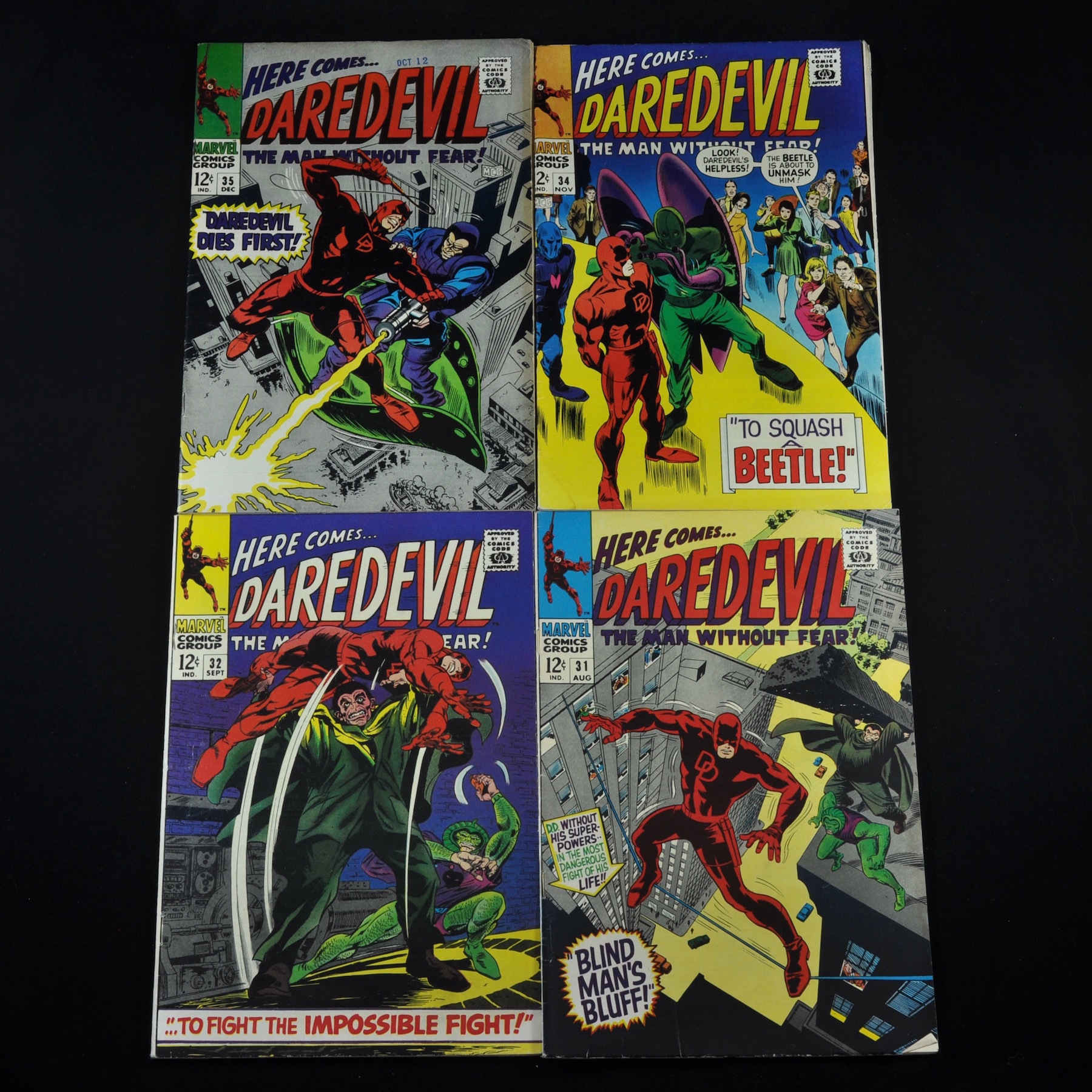 Marvel's Daredevil Comic Collection (1966-1976) - Group of Eighteen ...