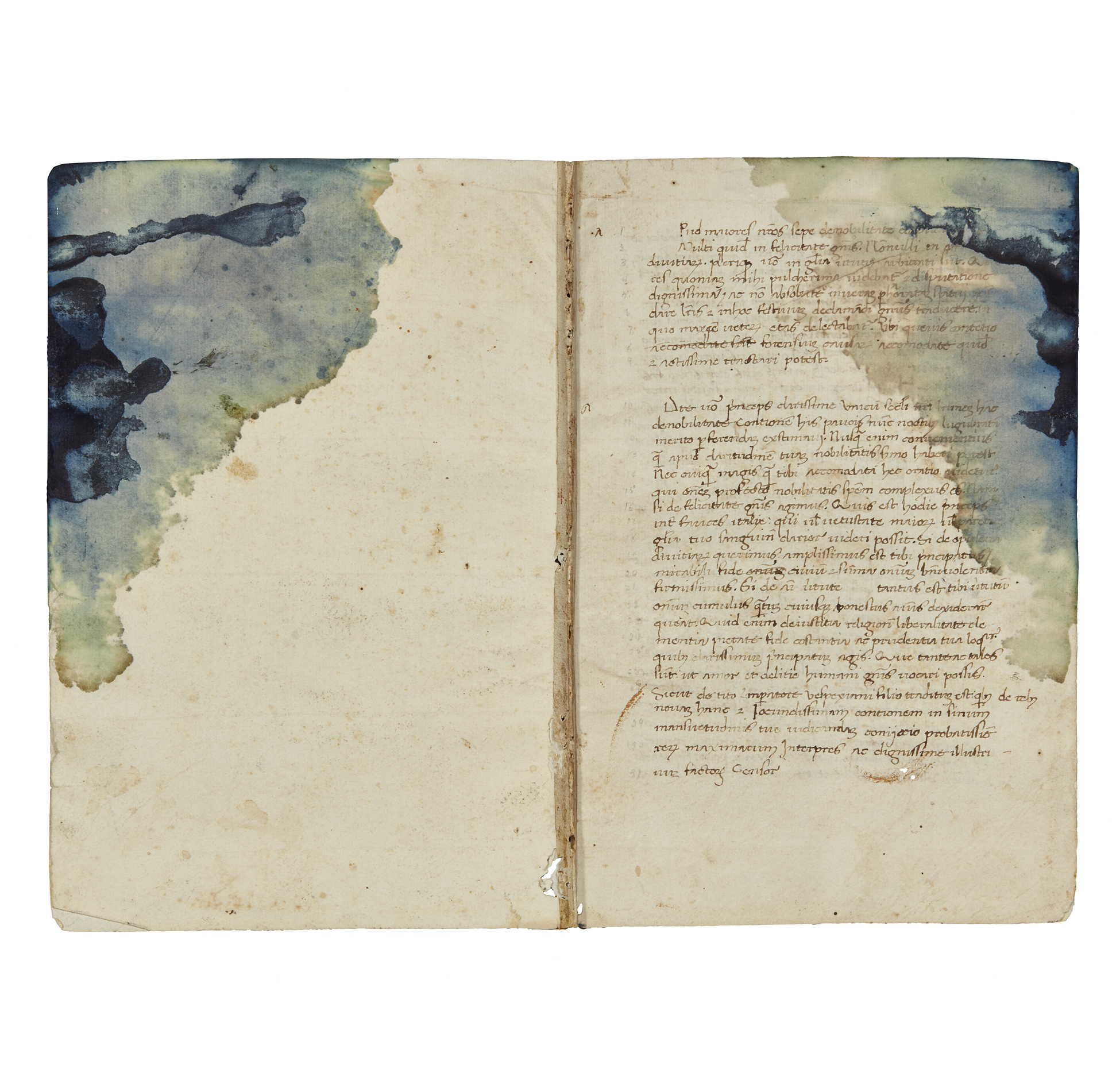 Six Manuscript Pages, circa 1500 | Witherell's Auction House