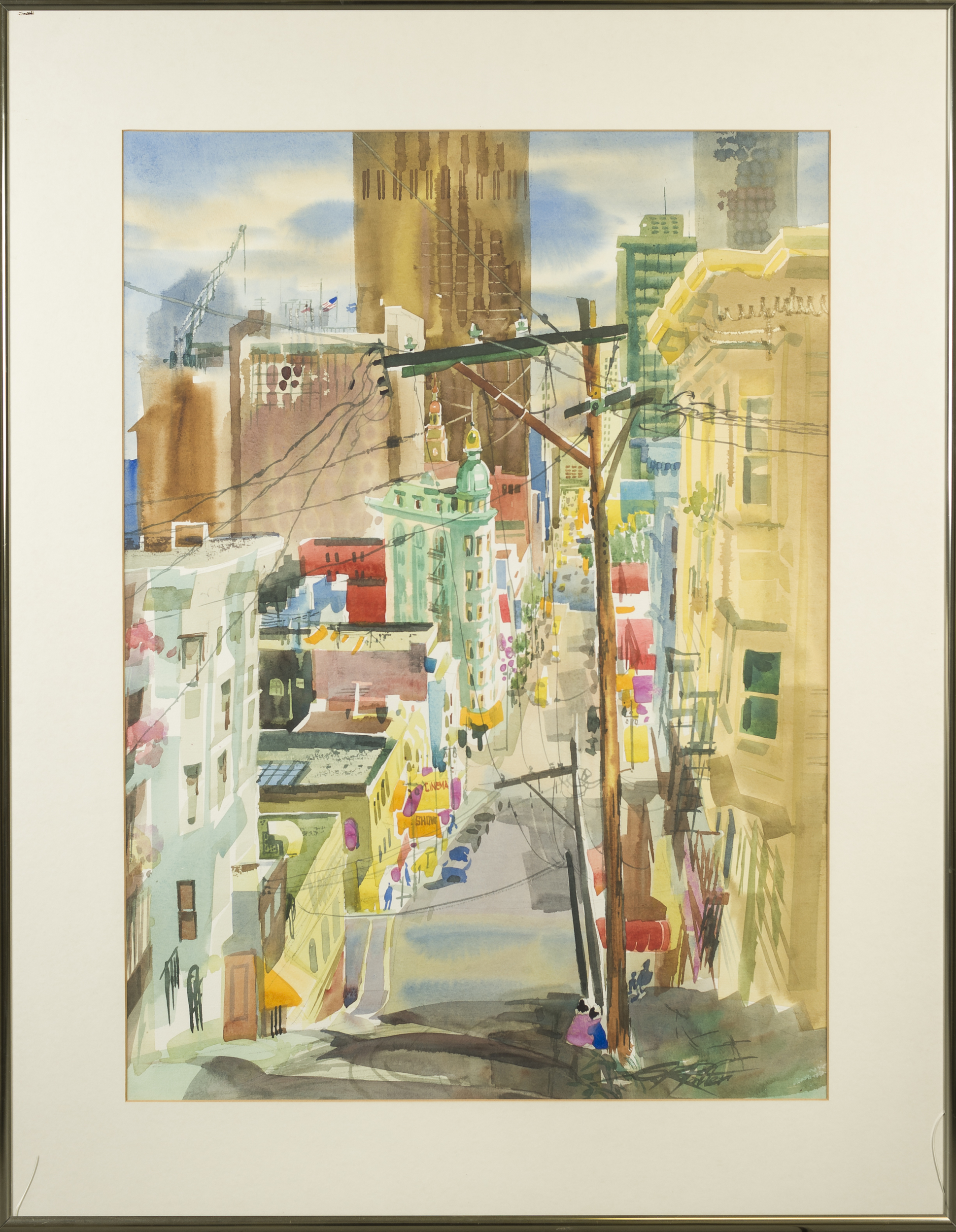 Kenneth Potter Watercolor | Witherell's Auction House