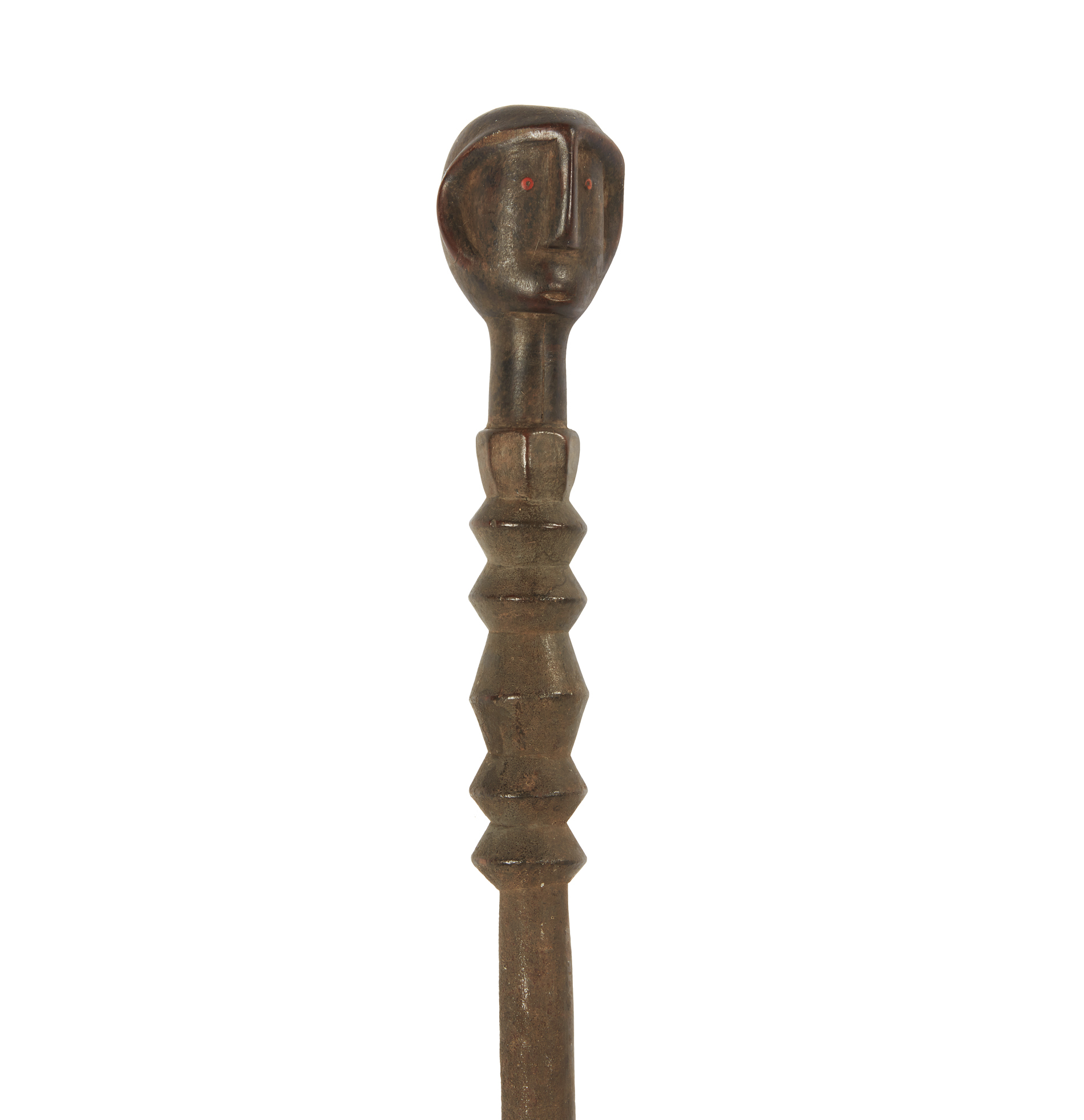 East African Wood Staff | Witherell's Auction House